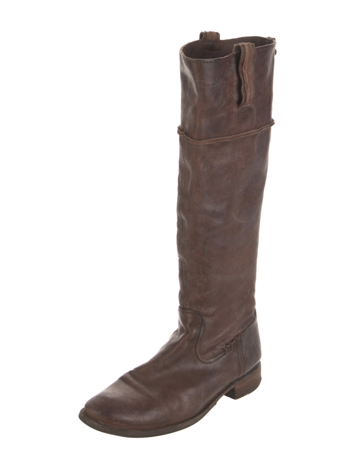 Frye Leather Riding Boots - Brown Boots, Shoes - WF852762 | The RealReal