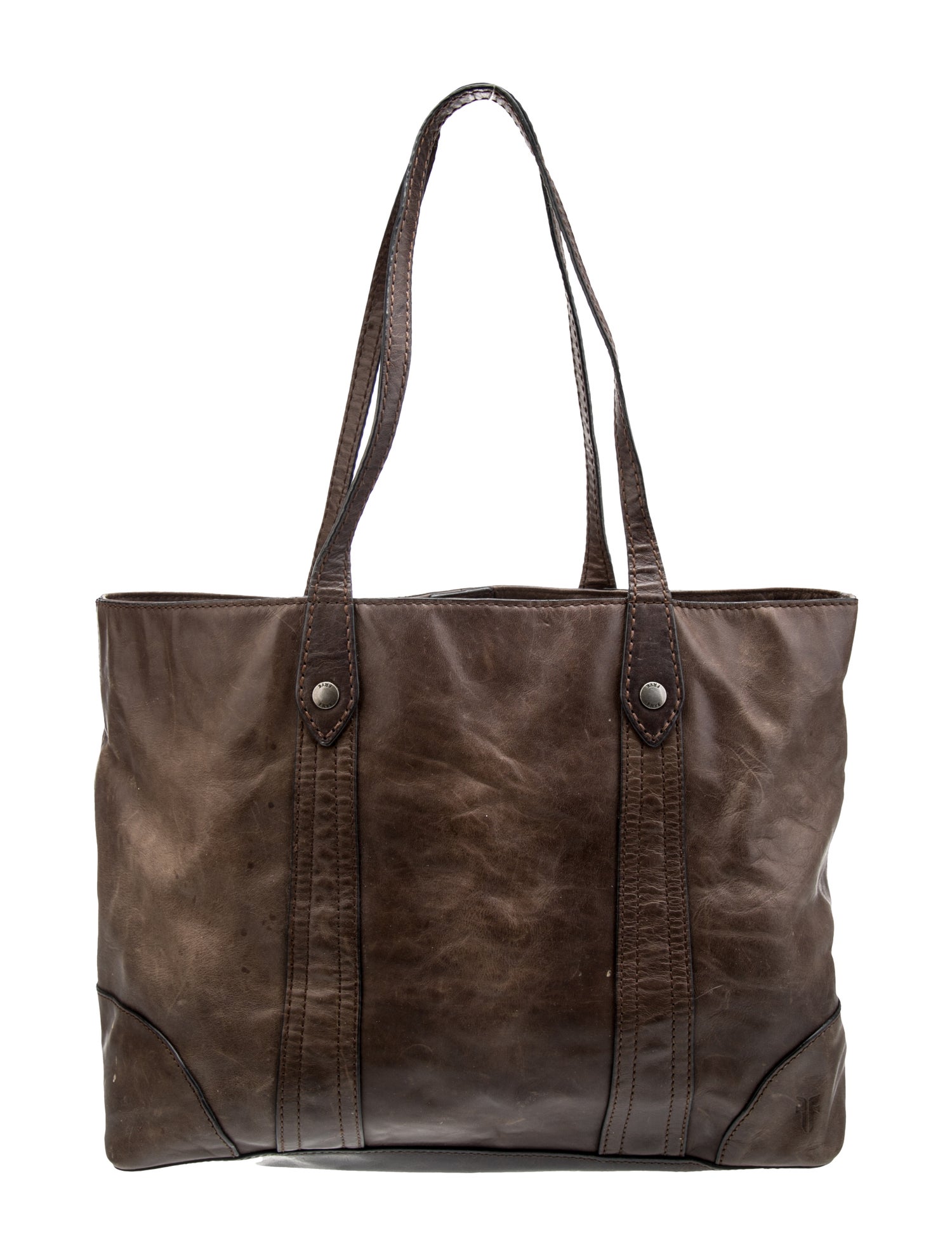Frye Leather Tote - Brown Totes, Handbags - WF854788 | The RealReal
