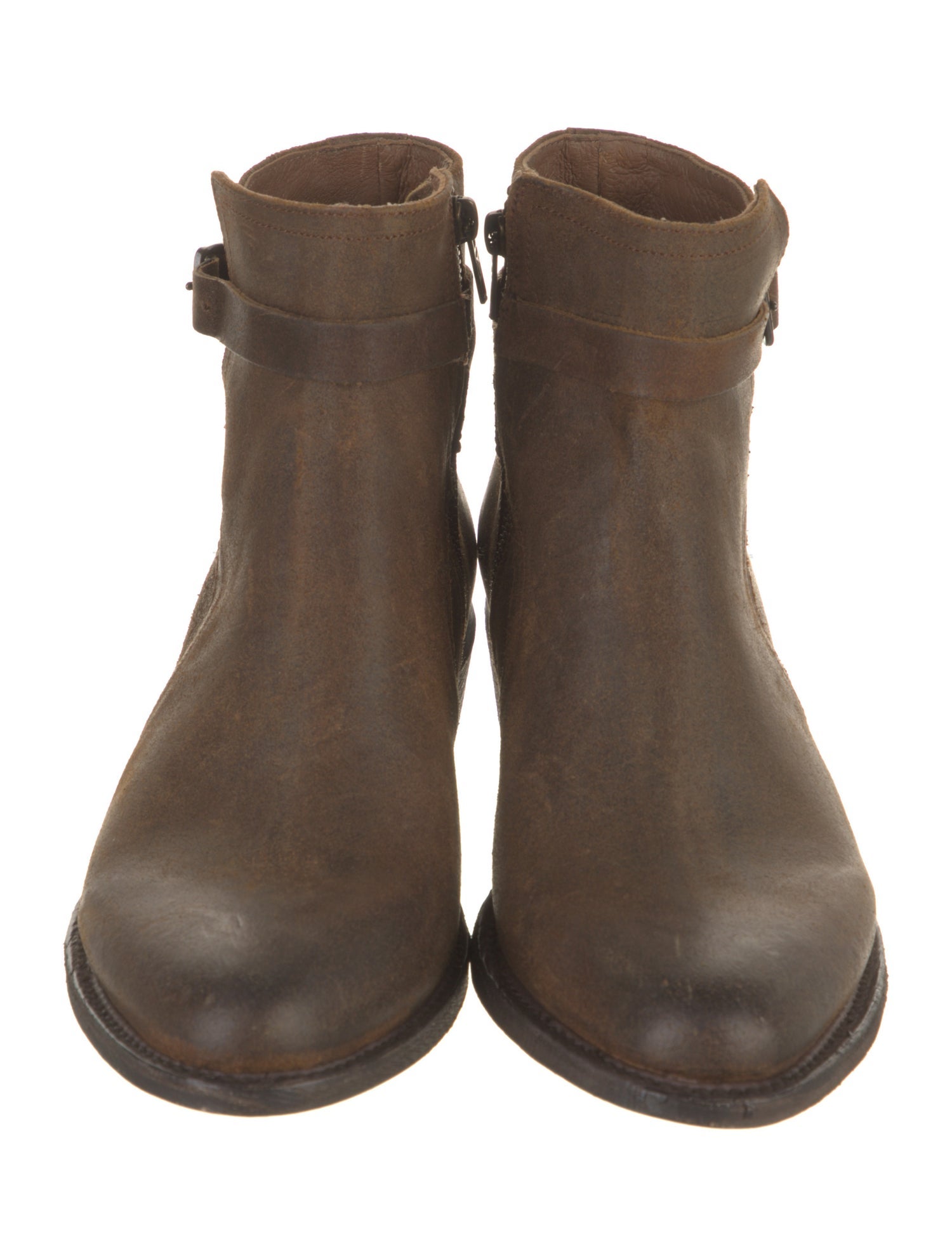 Frye Suede Boots - Brown Boots, Shoes - WF857777 | The RealReal