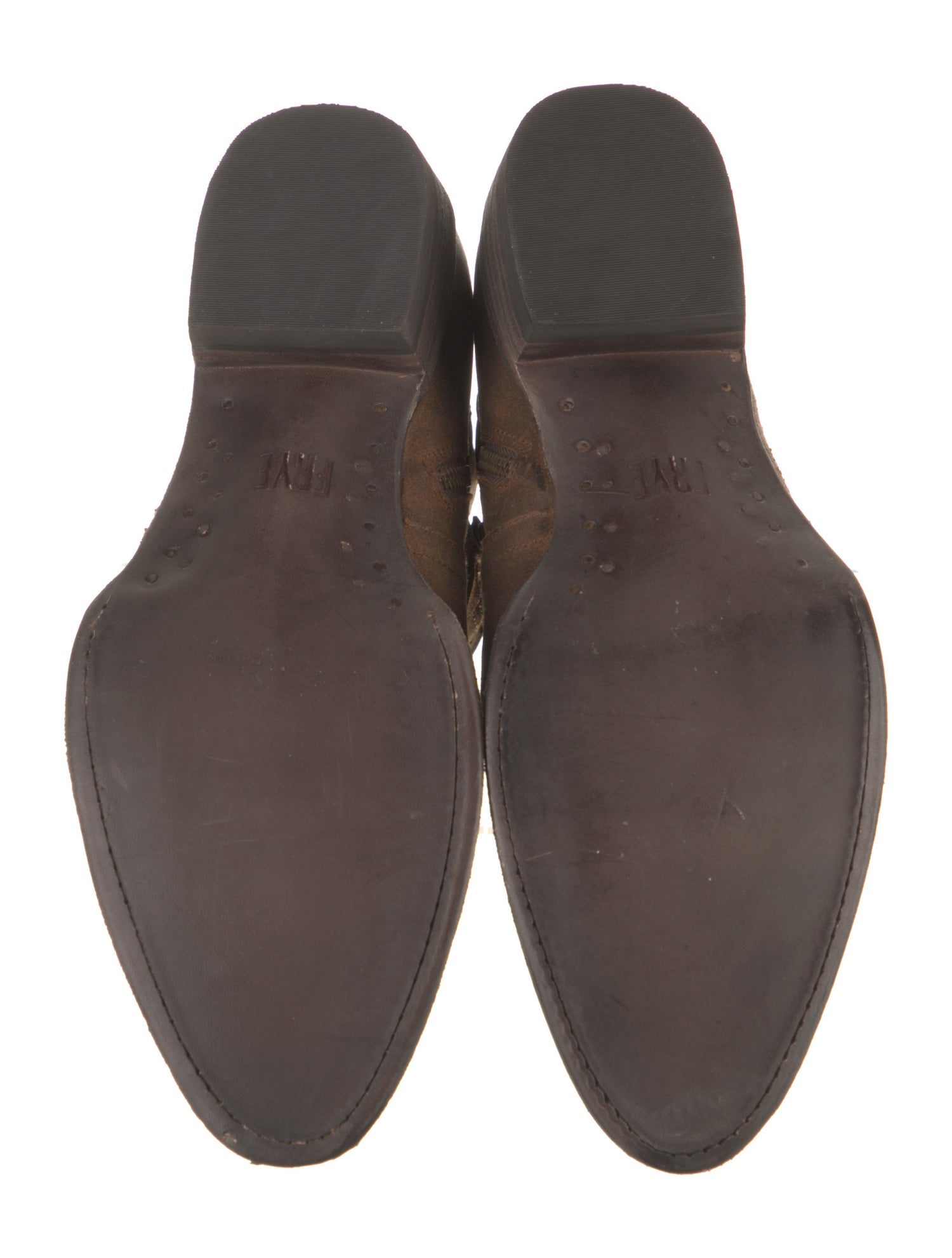 Frye Suede Boots - Brown Boots, Shoes - WF857777 | The RealReal