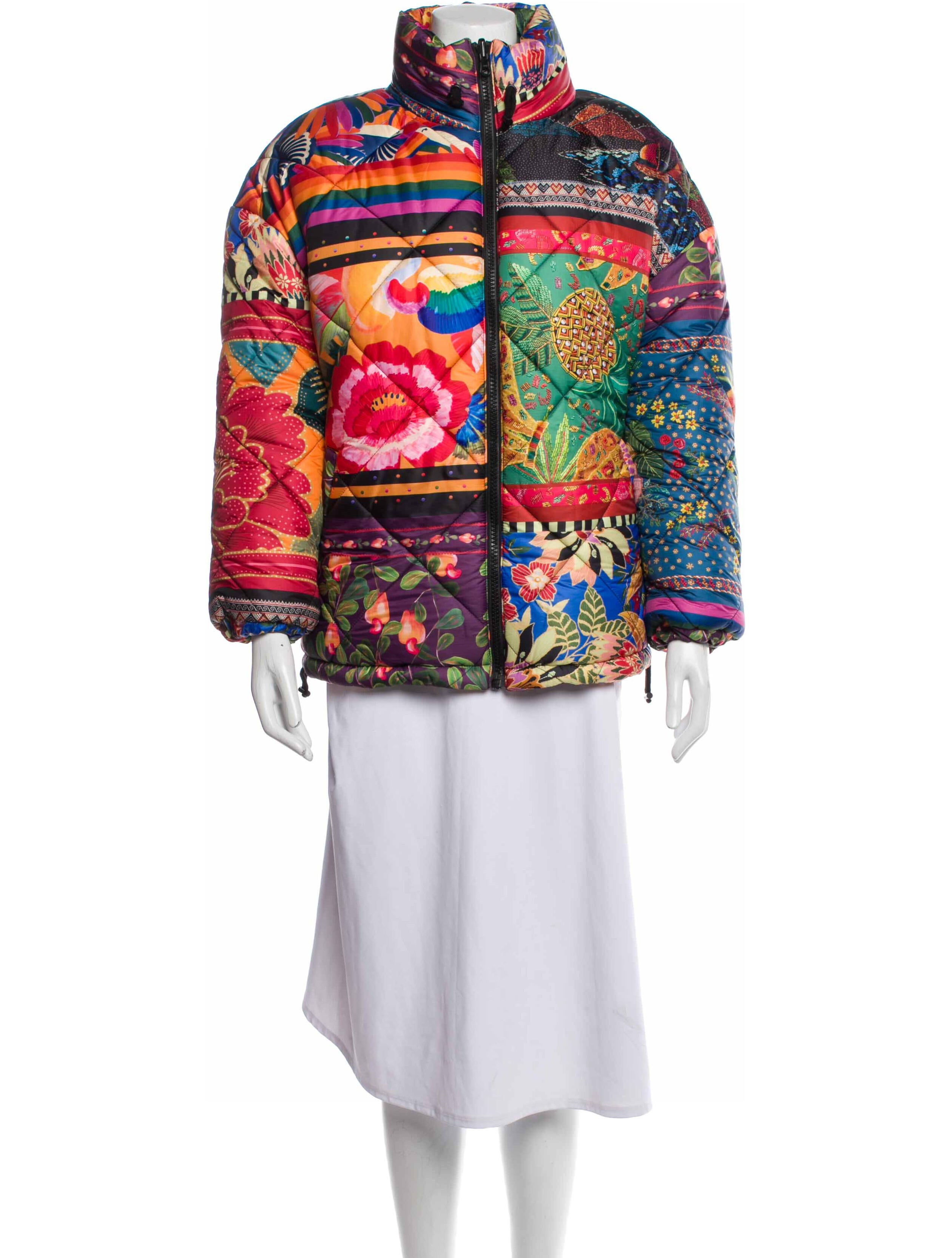 Farm Rio Floral Print Evening Jacket - Green Jackets, Clothing ...