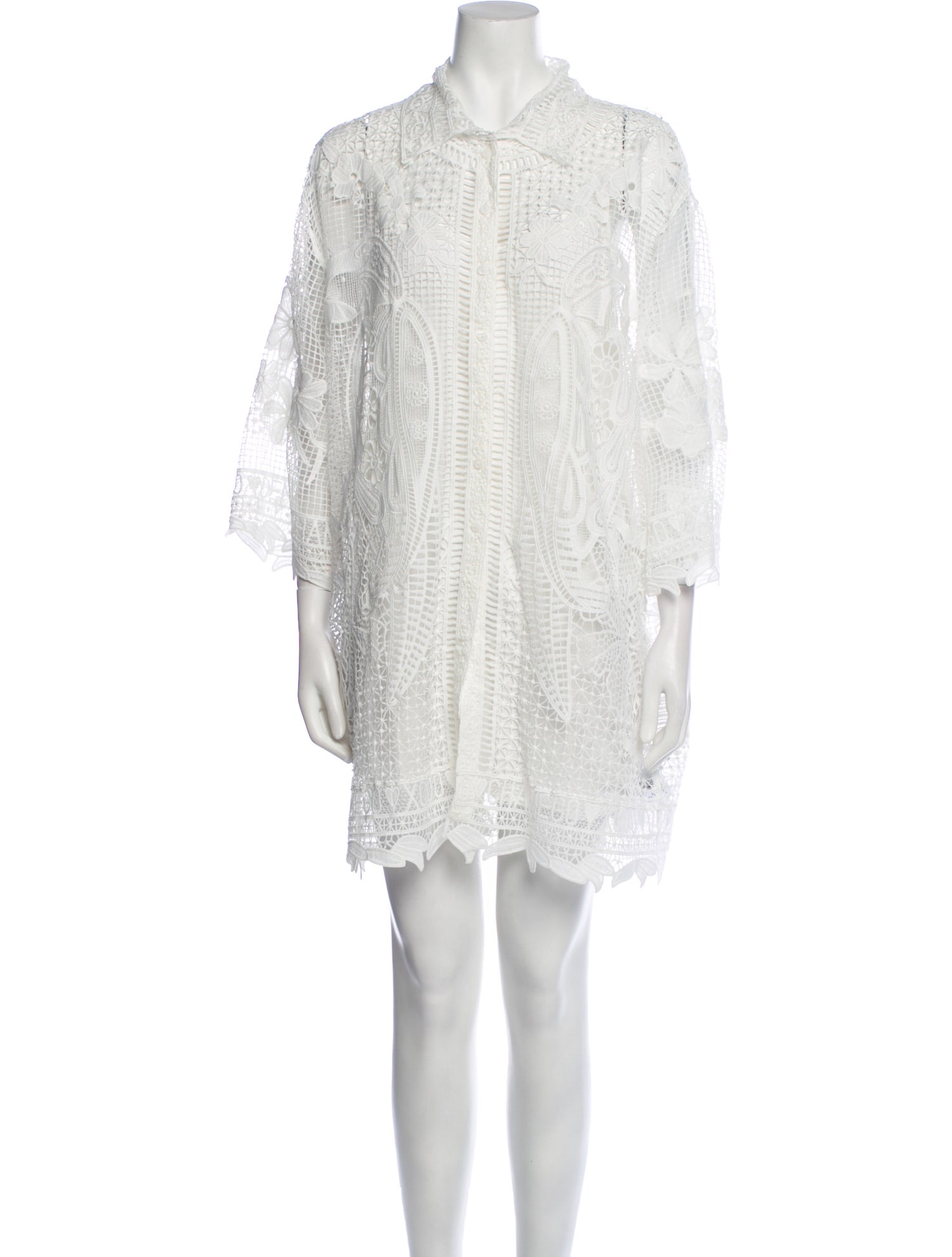 Farm Rio Mini Dress - White Dresses, Clothing - WFARM43134 | The RealReal