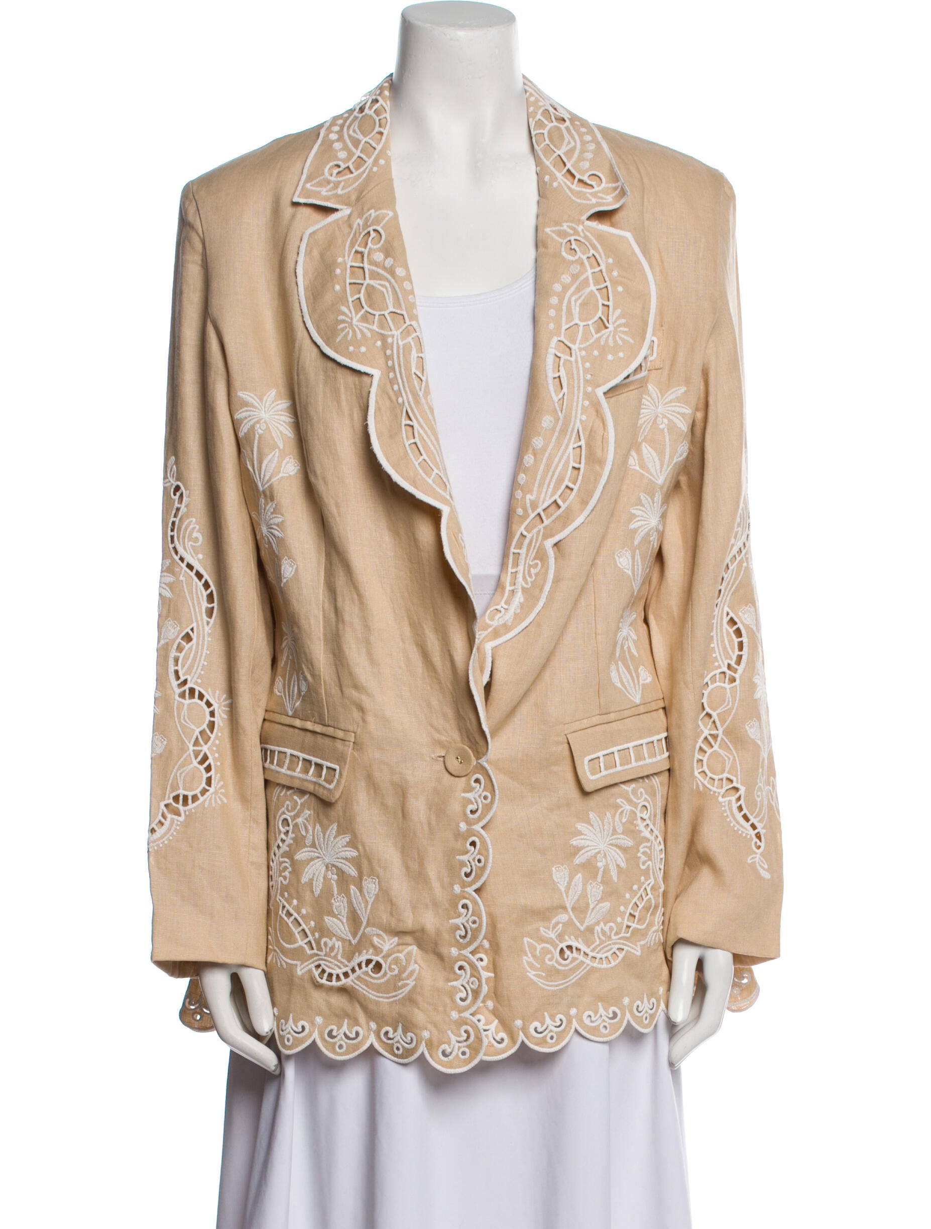 Farm Rio Paisley Print Evening Jacket - Neutrals Jackets, Clothing ...