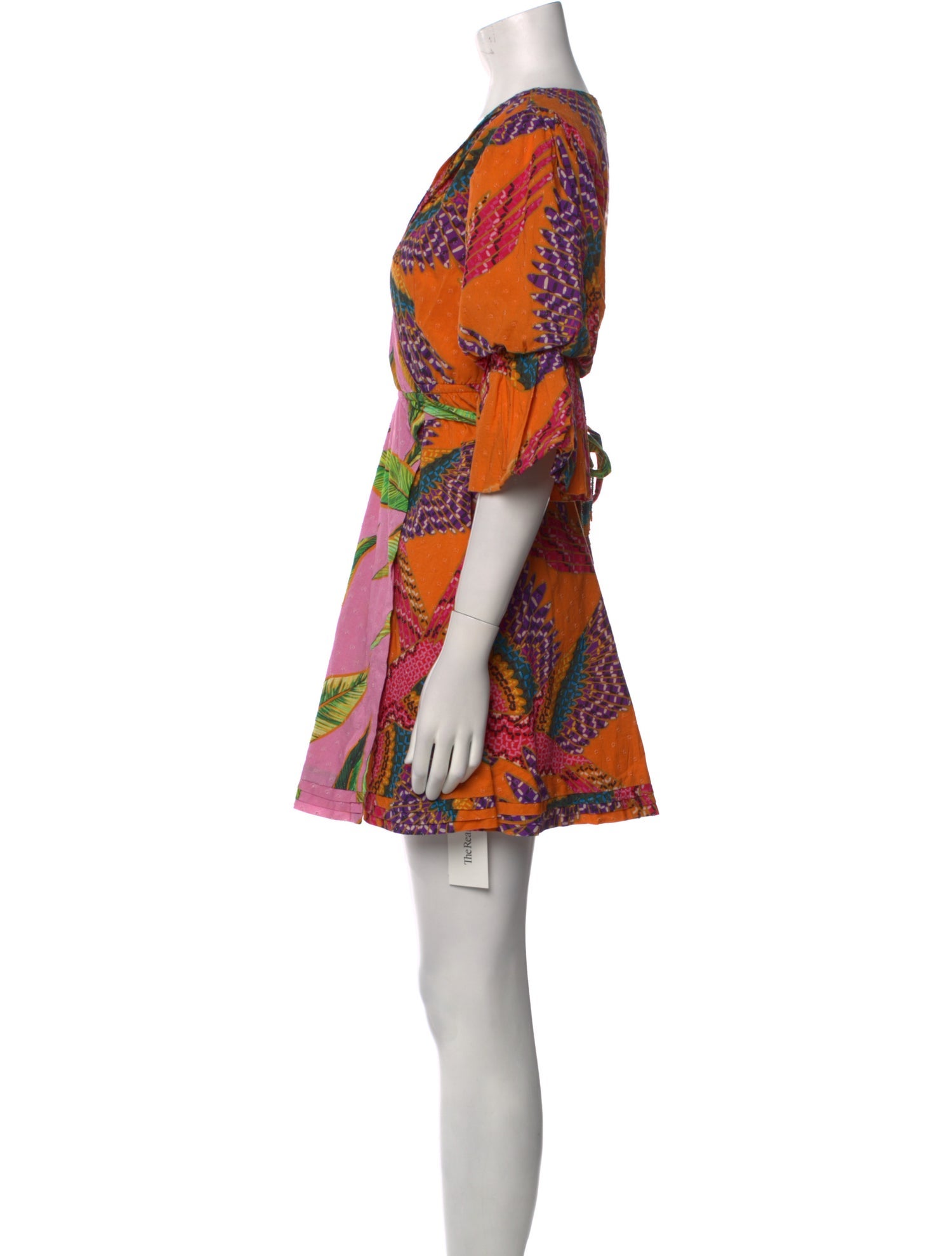 Farm Rio Printed Mini Dress - Green Dresses, Clothing - WFARM62579 ...