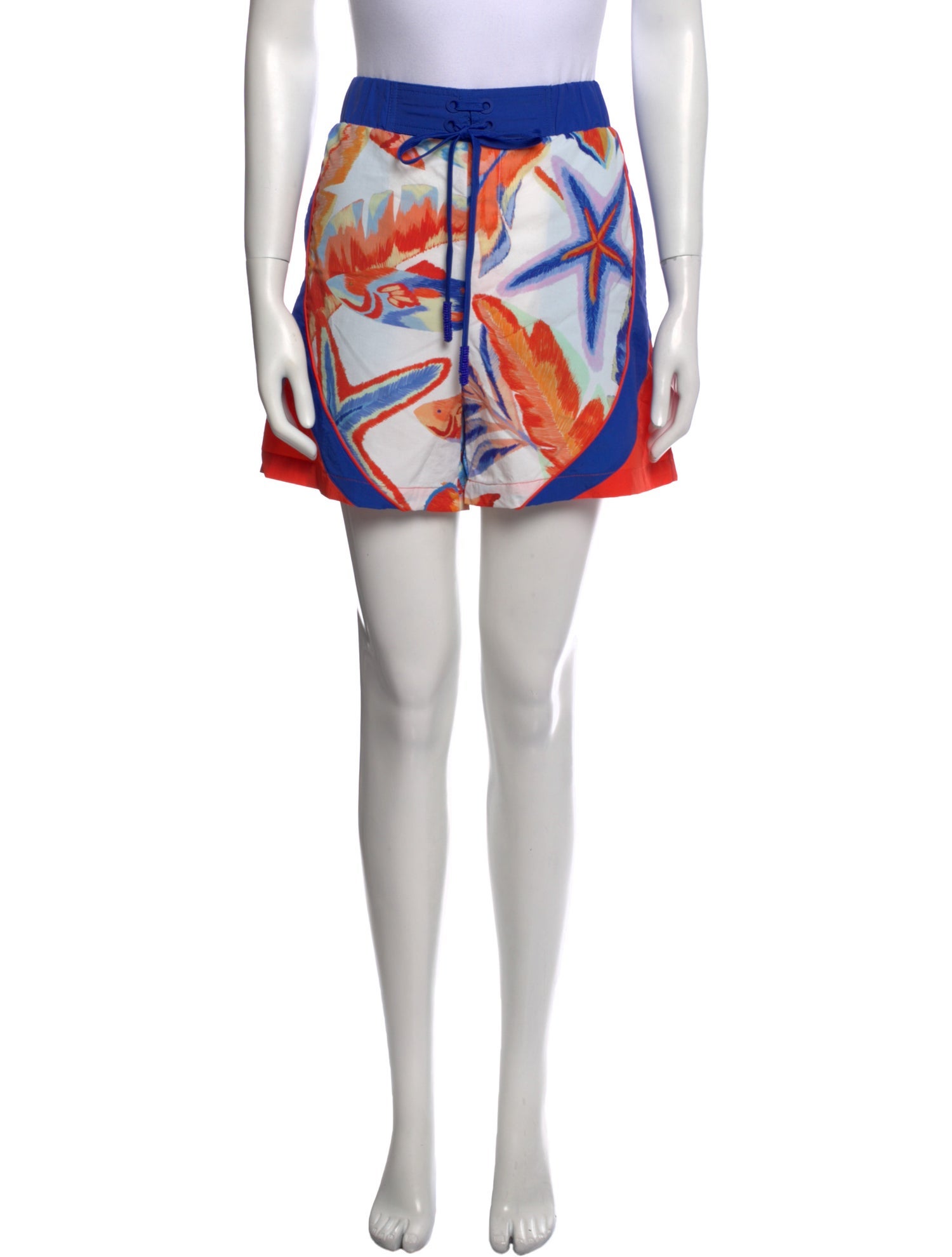 Farm Rio Printed Mini Shorts w/ Tags - Orange, 11.5" Rise Shorts ...