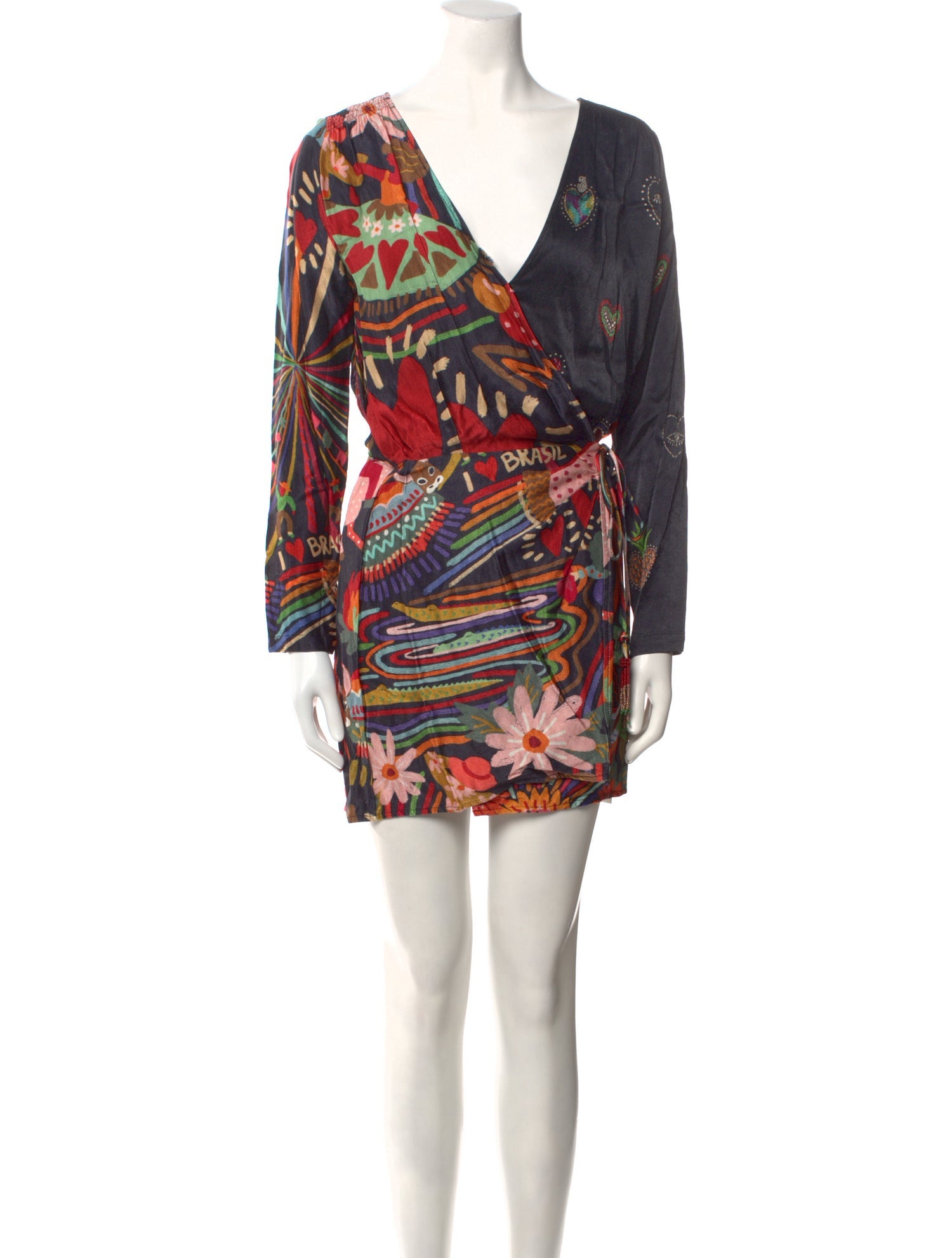 Farm Rio Printed Mini Dress - Dresses, Clothing - WFARM68640 | The RealReal