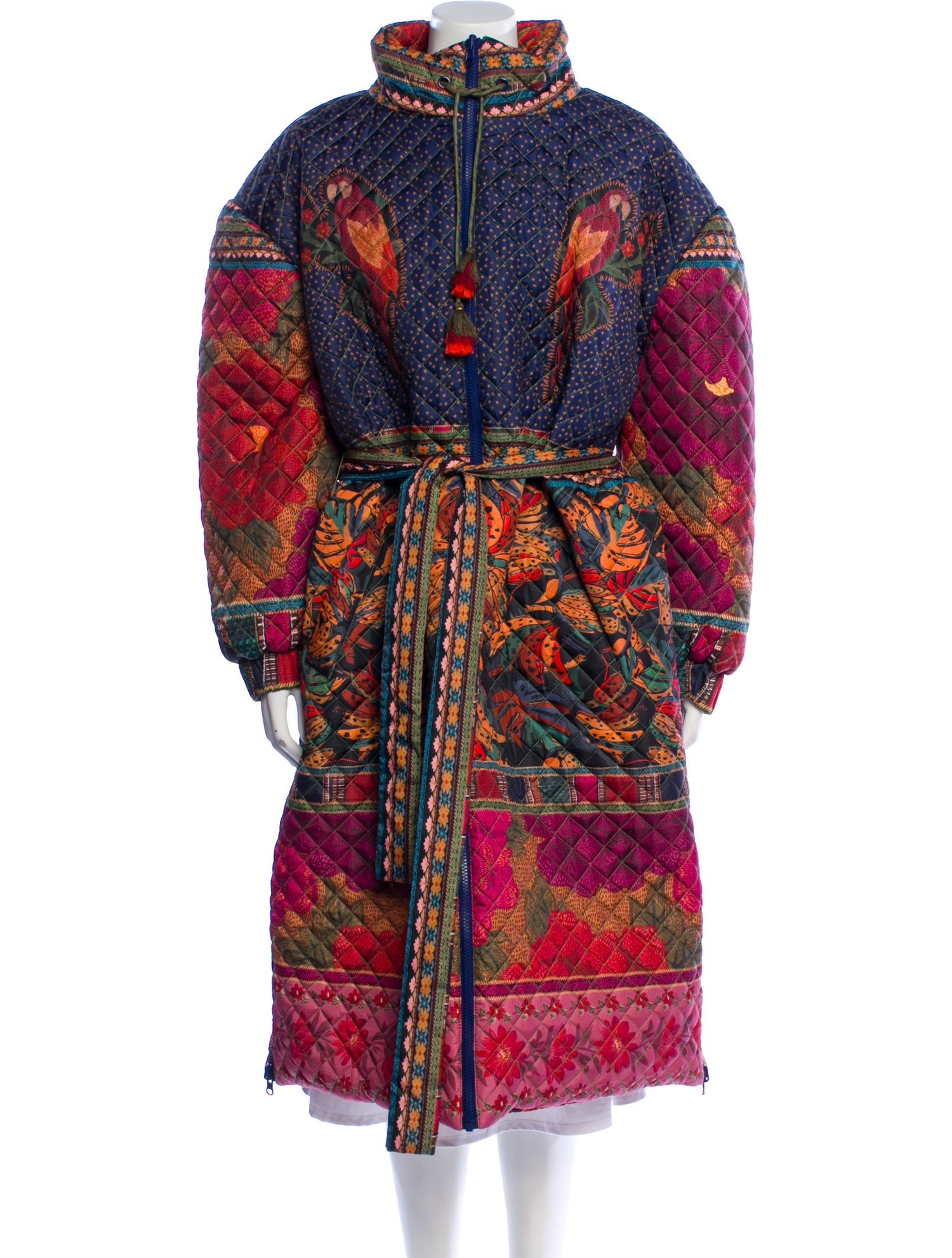 Farm Rio Printed Coat w/ Tags - Green Coats, Clothing - WFARM69865 ...