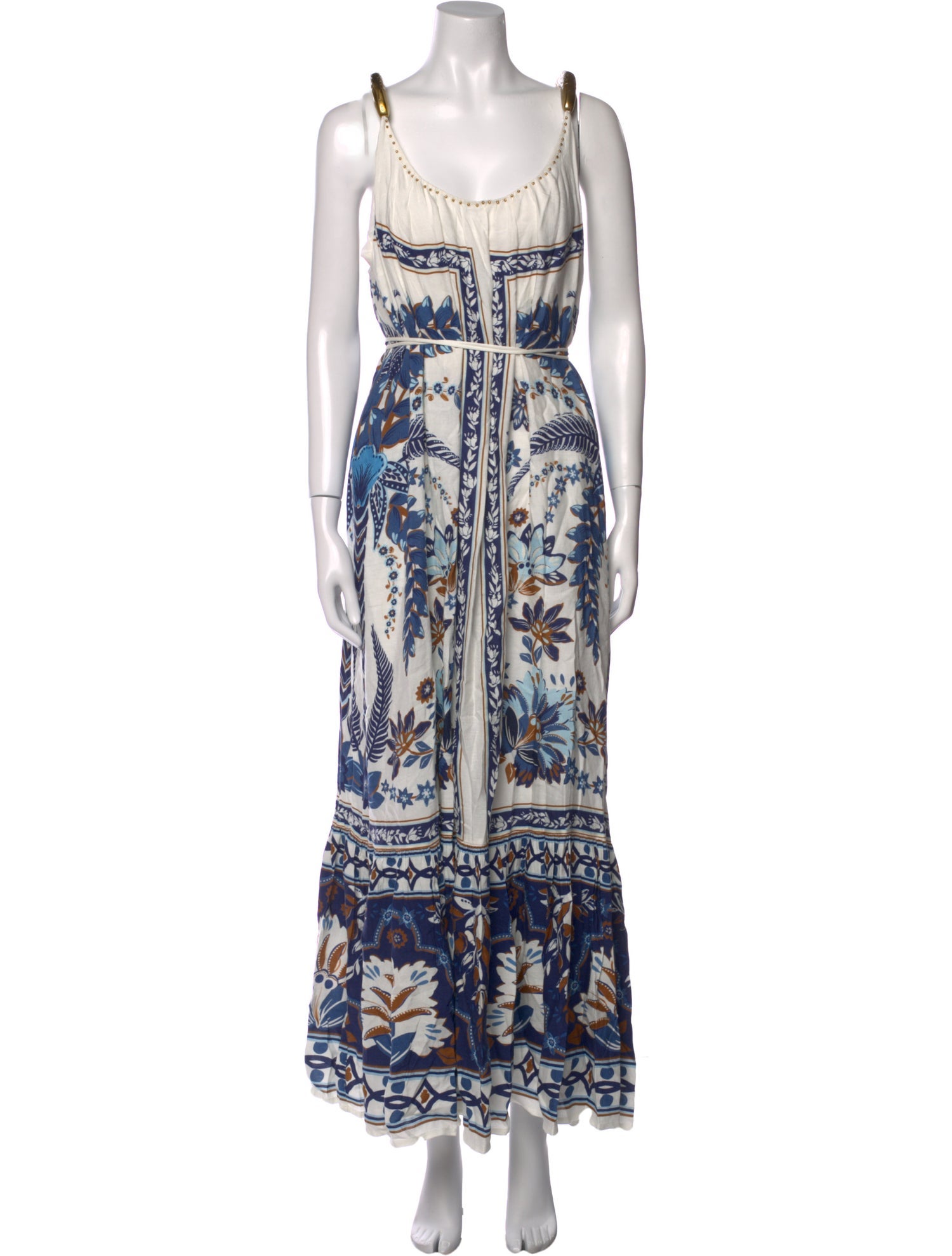 Farm Rio Printed Long Dress w/ Tags - Blue Dresses, Clothing ...