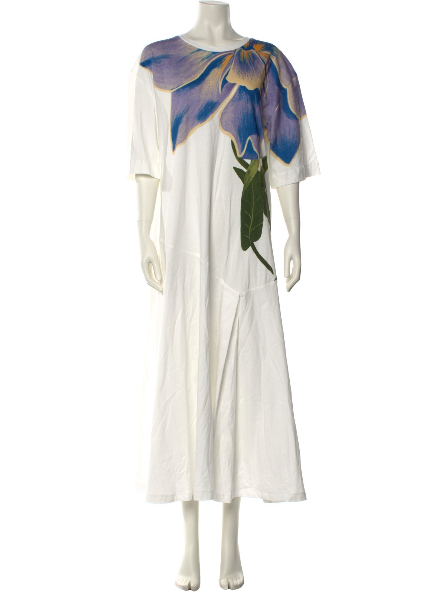 Farm Rio Printed Long Dress - Neutrals Dresses, Clothing - WFARM83089 ...