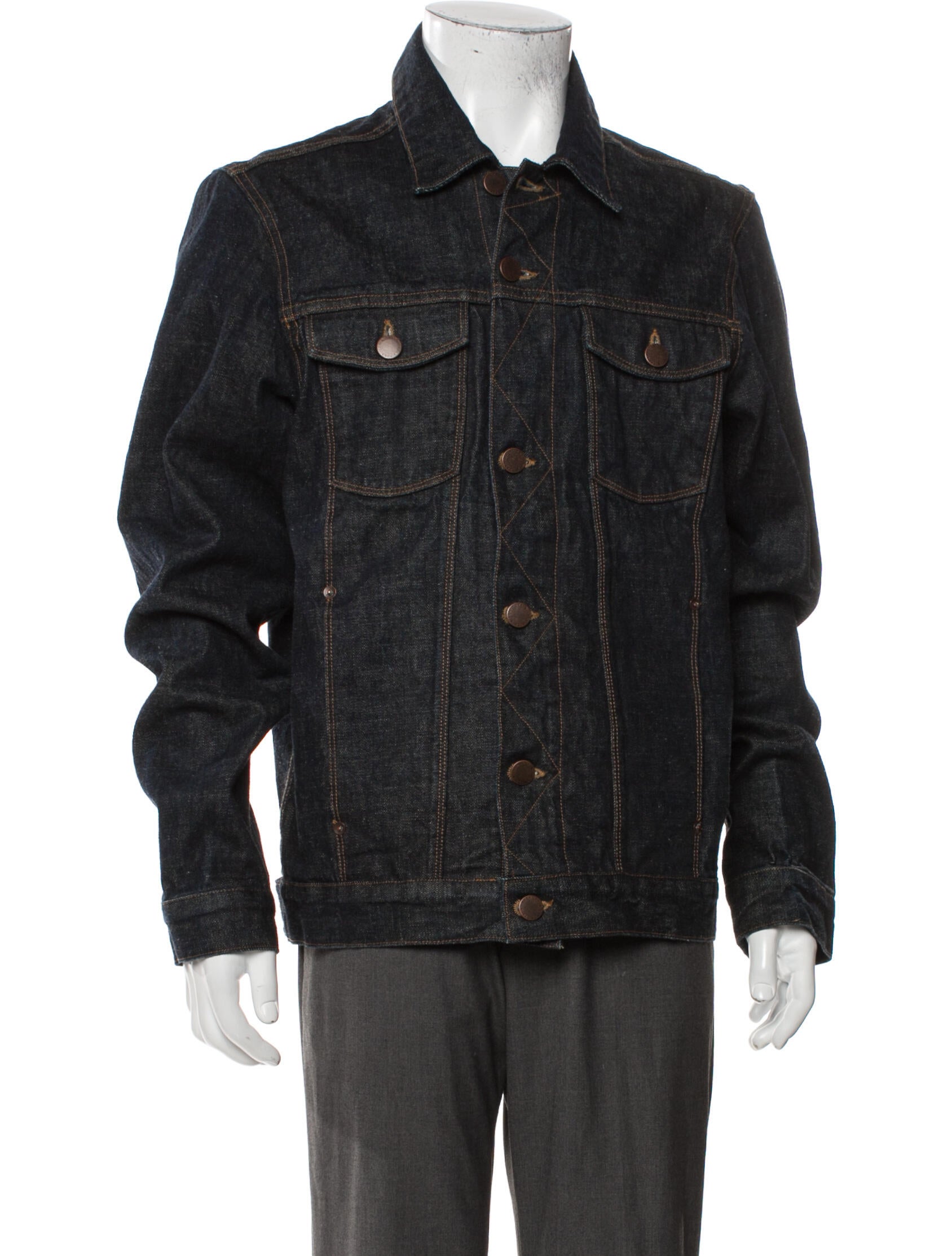 Freenote Cloth Trucker Jacket - Blue Outerwear, Clothing - WFCRL20071 ...