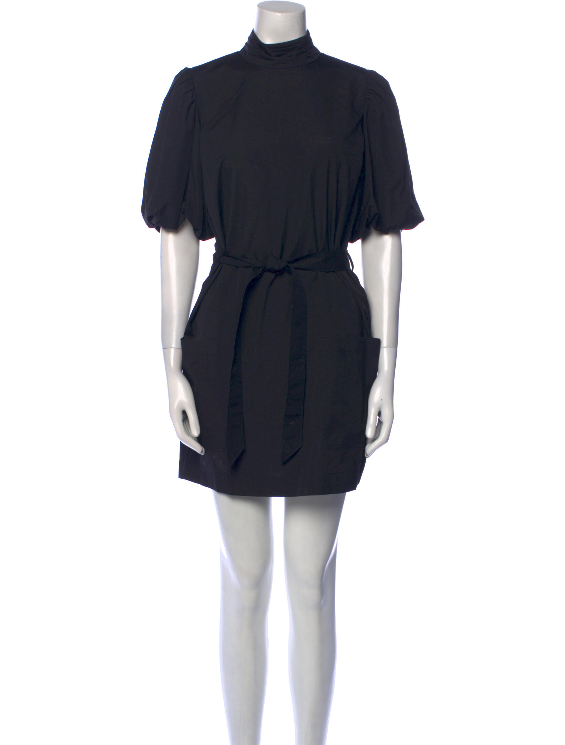 FRAME Frame Denim Embroidered Mini Dress - Black Dresses, Clothing ...