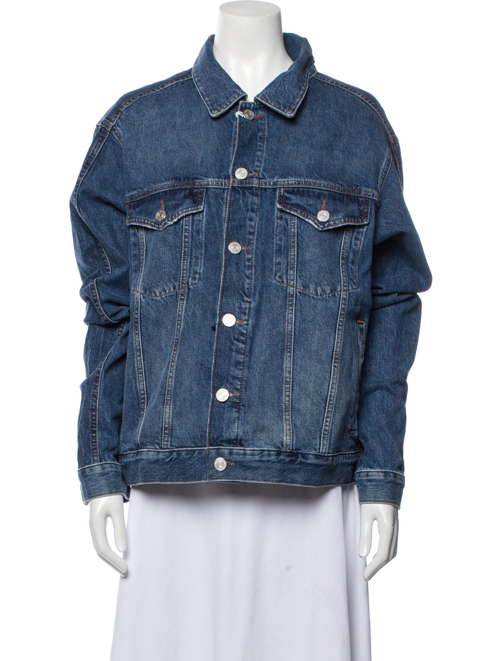 FRAME Denim Jacket w/ Tags - Blue Jackets, Clothing - WFD181158 | The ...