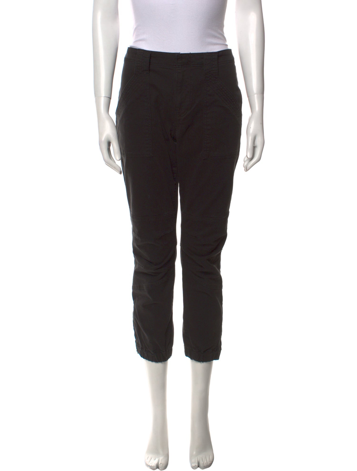 Marc Jacobs Wool High-Rise Pants - Black, 11" Rise Pants, Clothing ...