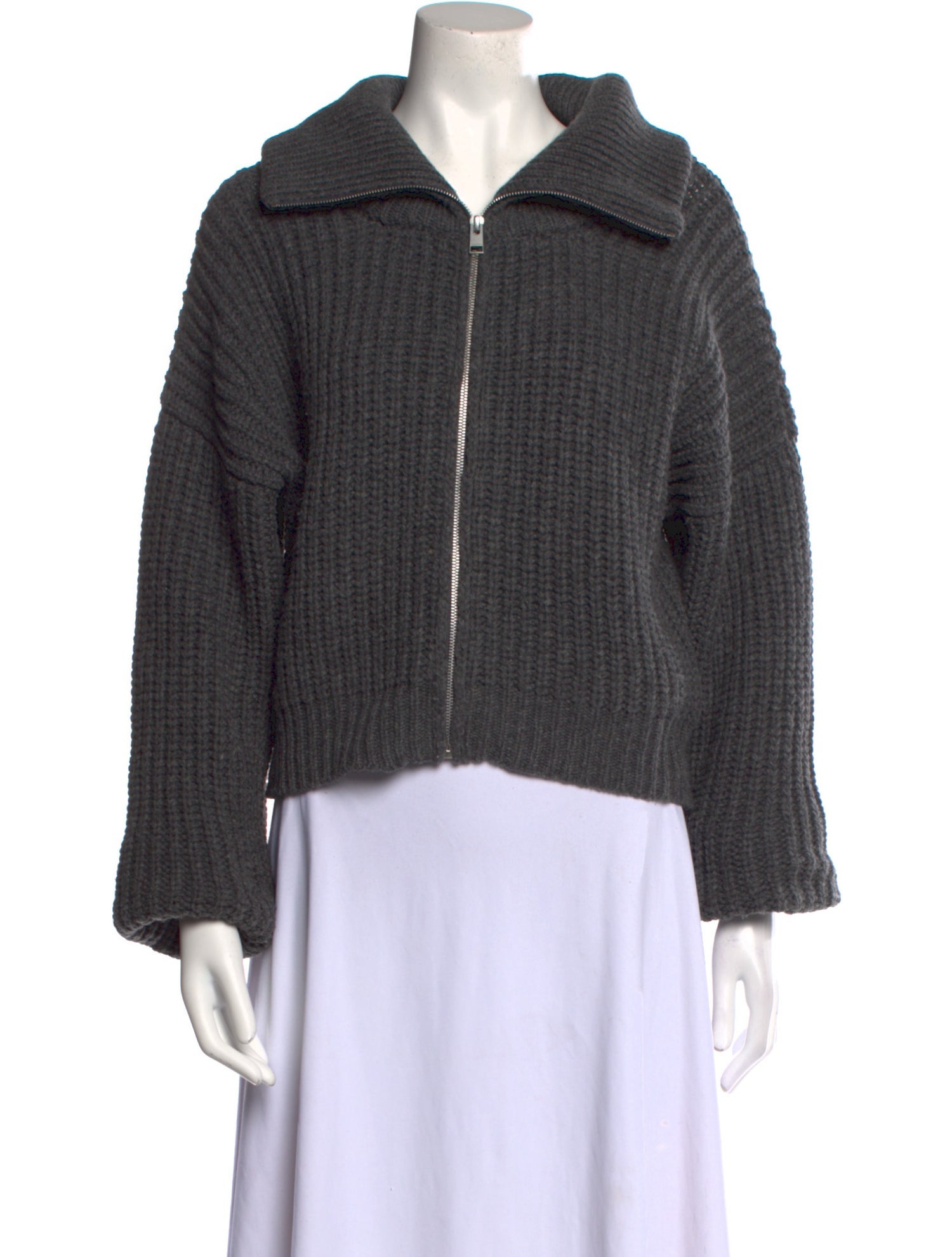 FRAME Merino Wool Sweater - Grey Knitwear, Clothing - WFD194073 | The ...