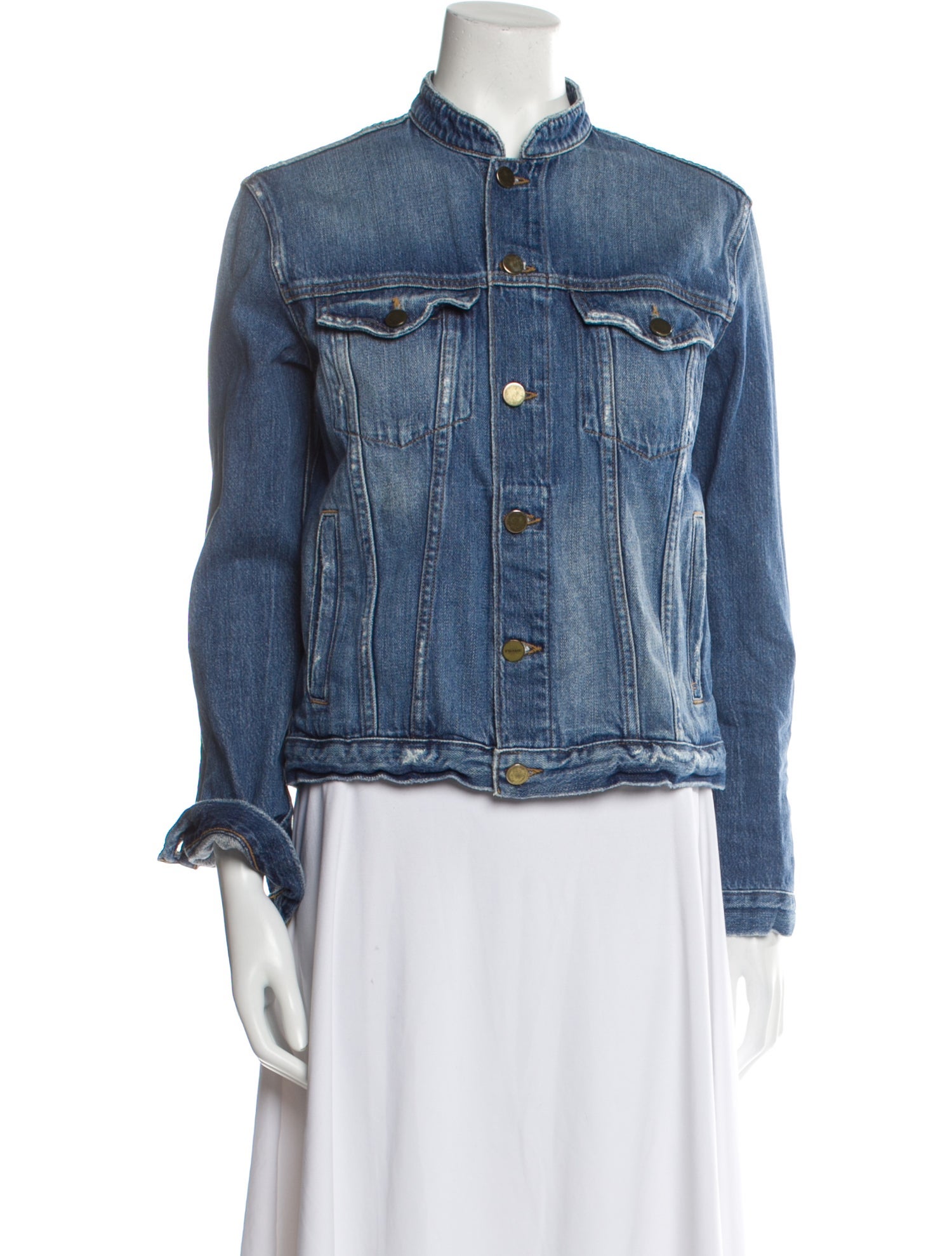 FRAME Denim Jacket - Blue Jackets, Clothing - WFD194969 | The RealReal