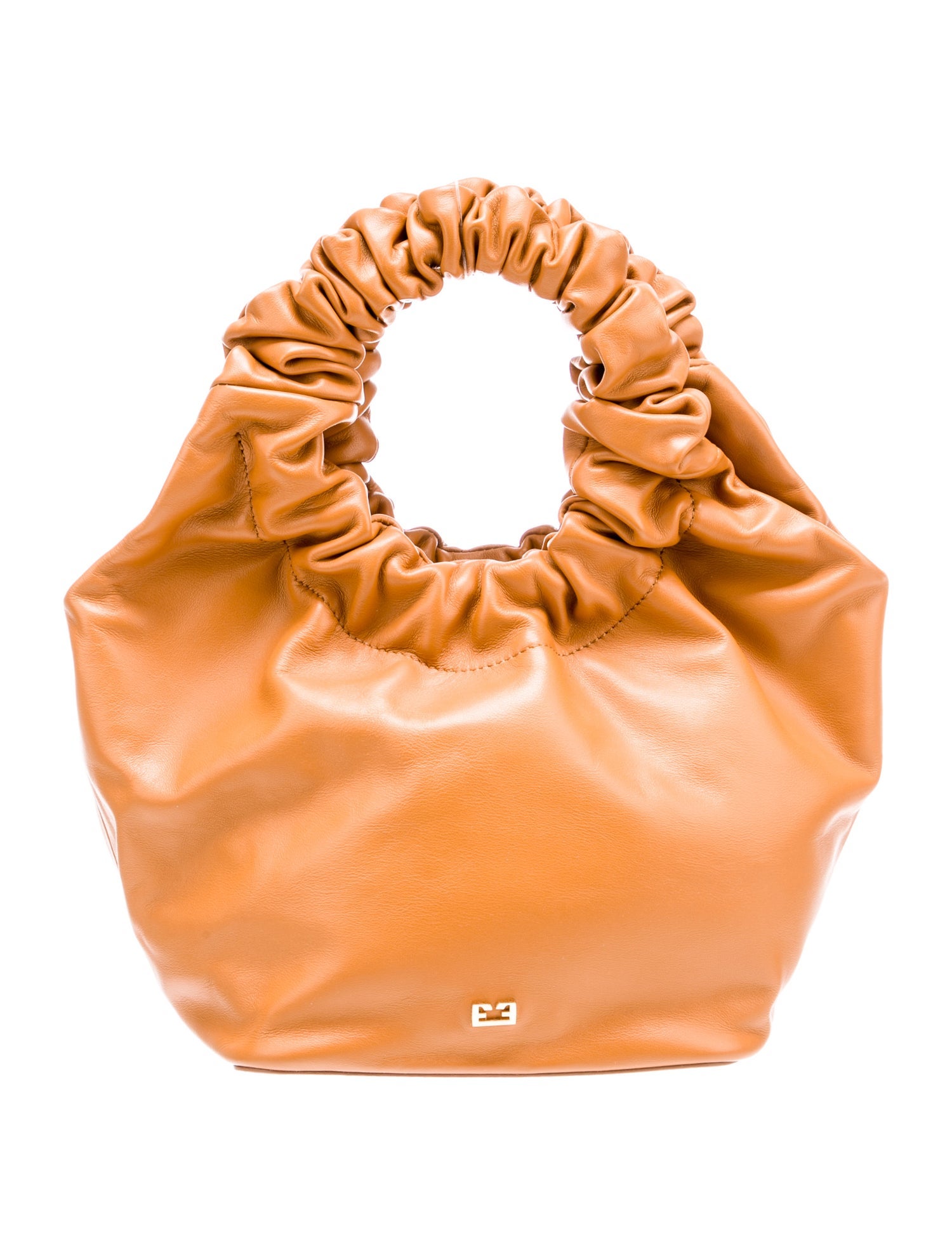 FRAME Le Scrunch Mini Handle Bag w/Tags - Brown Handle Bags, Handbags ...