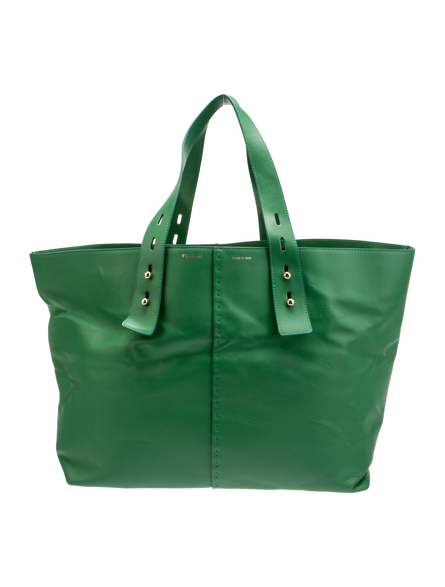 FRAME Leather Tote - Black Totes, Handbags - WFD225047 | The RealReal