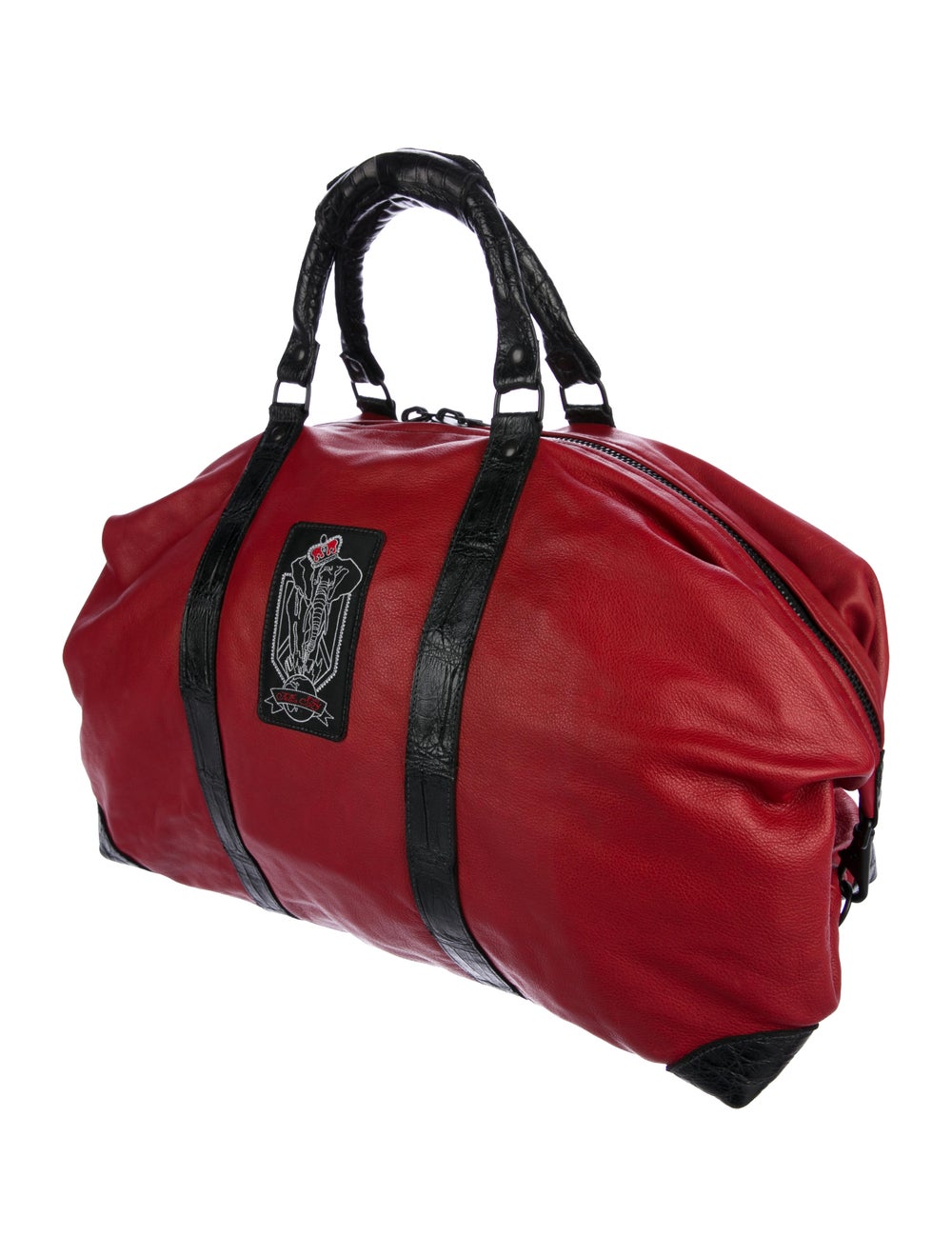Felio Siby Alligator-Trimmed Jester Weekender - Red Weekenders, Bags ...