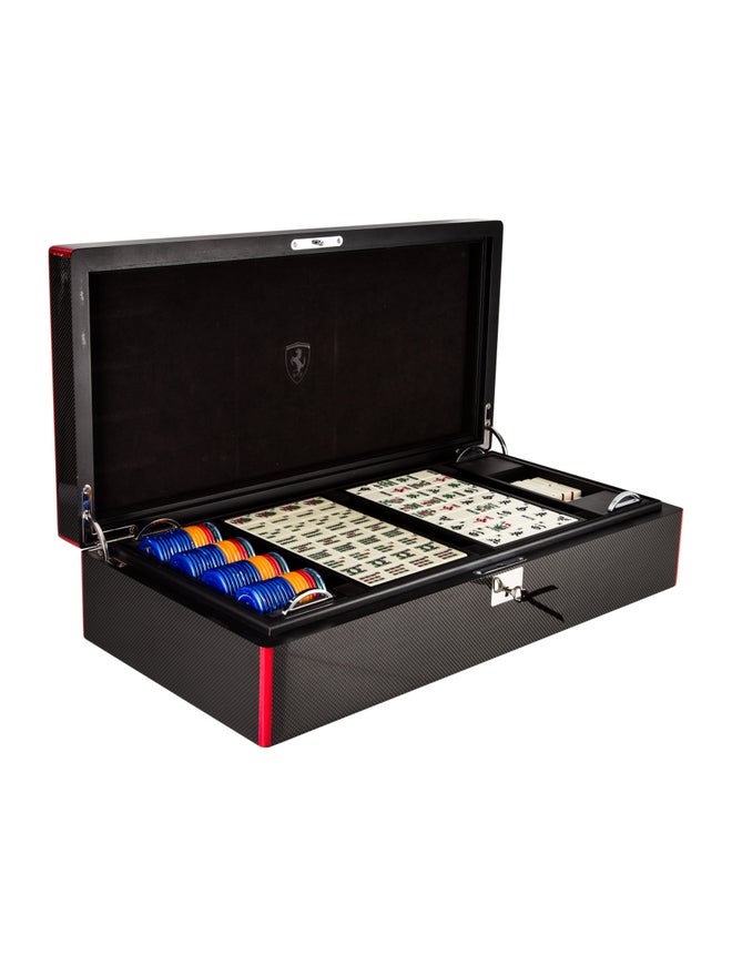 Ferrari Mahjong Set - Black Decorative Accents, Decor & Accessories ...
