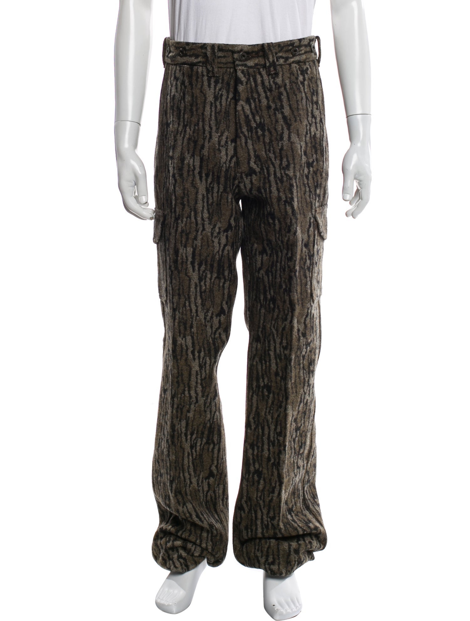 Filson Black Label Wool Cargo Pants - Green, 12.5" Rise Pants, Clothing ...