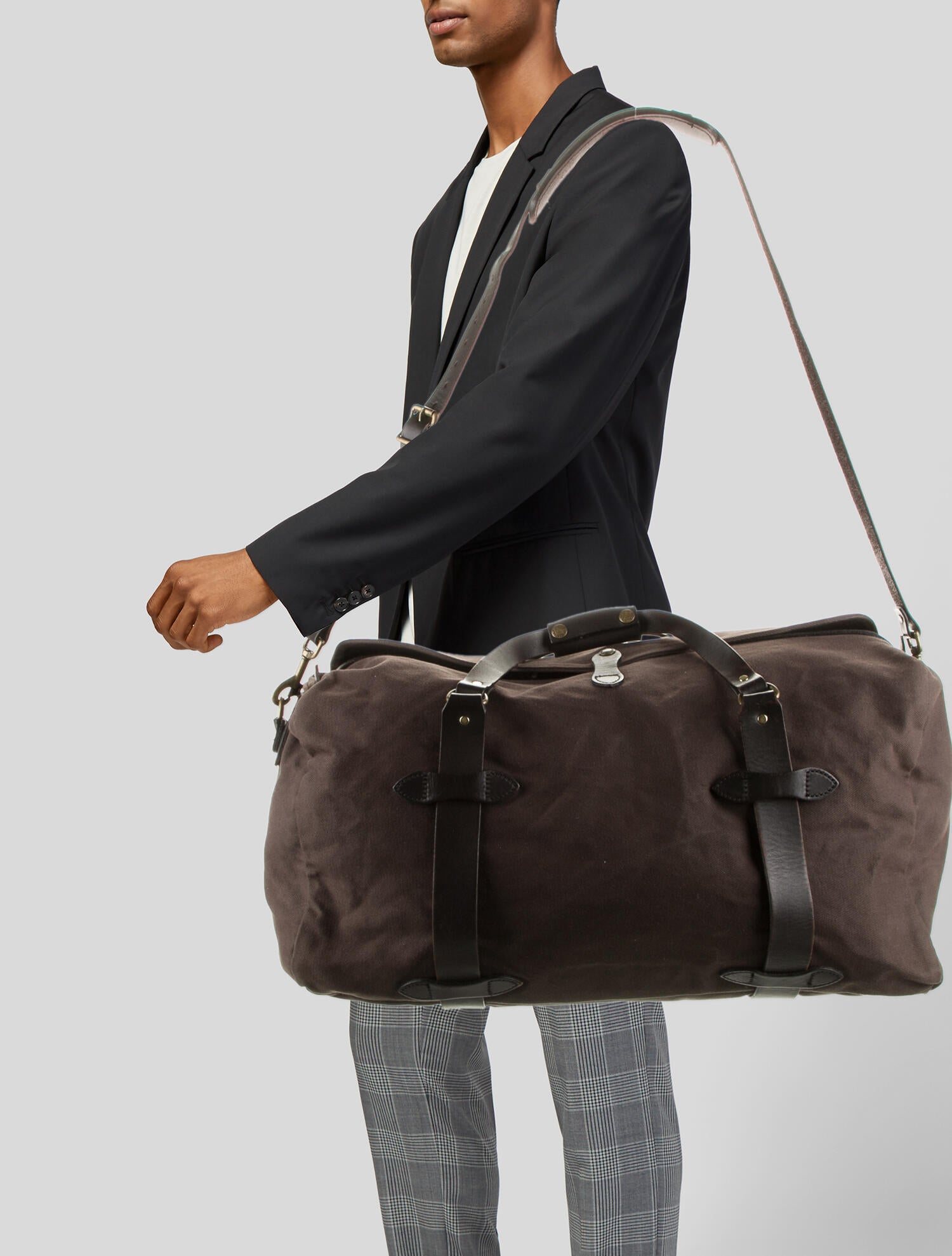 Filson Leather-Trimmed Duffel Bag - Brown Carry-Ons, Luggage ...
