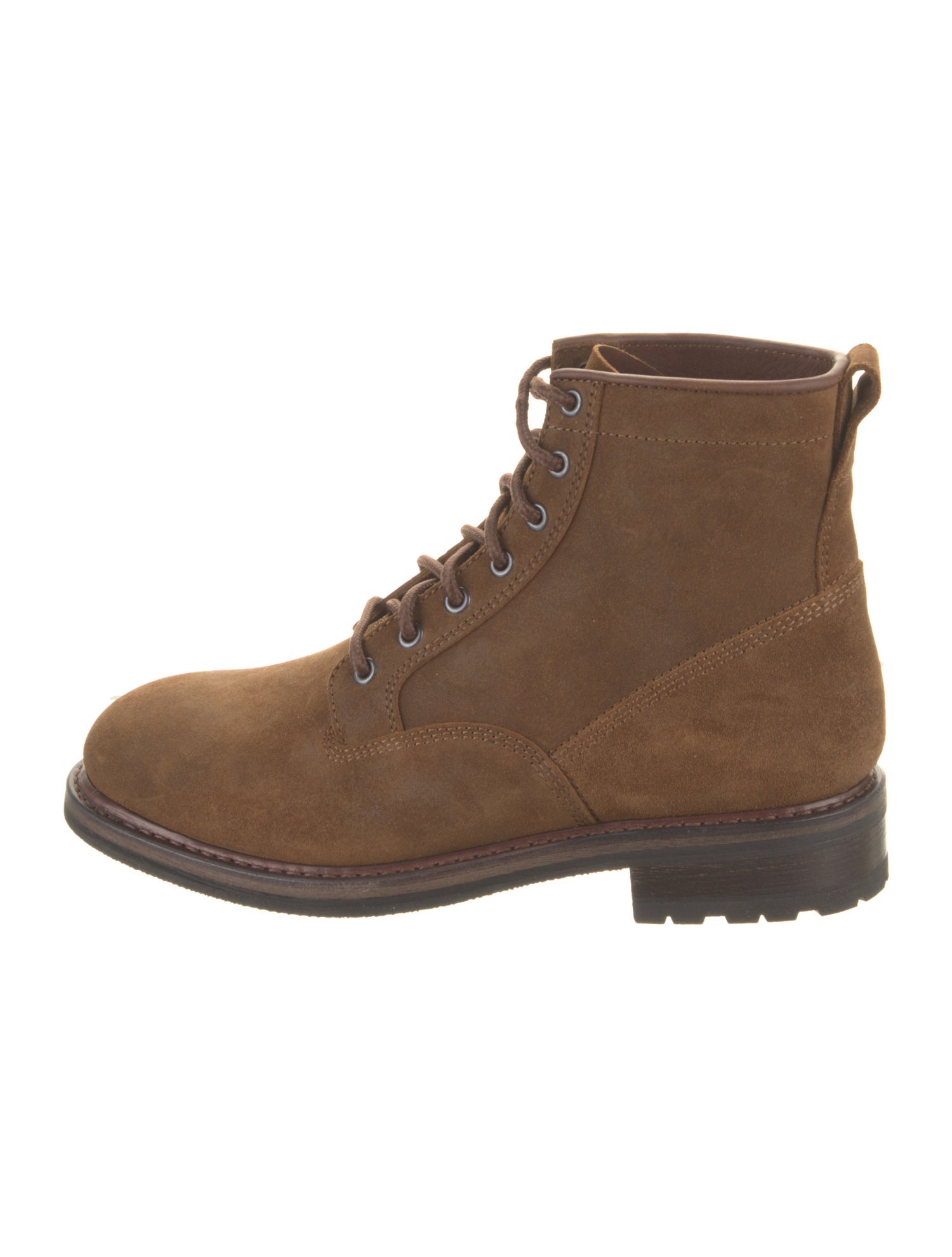 Filson Suede Combat Boots - Brown Boots, Shoes - WFLSN23145 | The RealReal