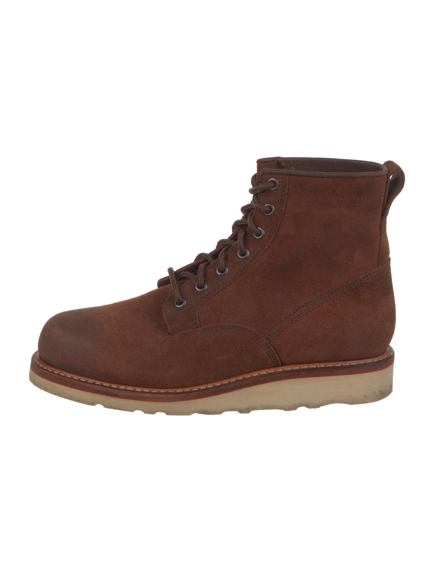 Filson Suede Lace-Up Boots - Brown Boots, Shoes - WFLSN23566 | The RealReal
