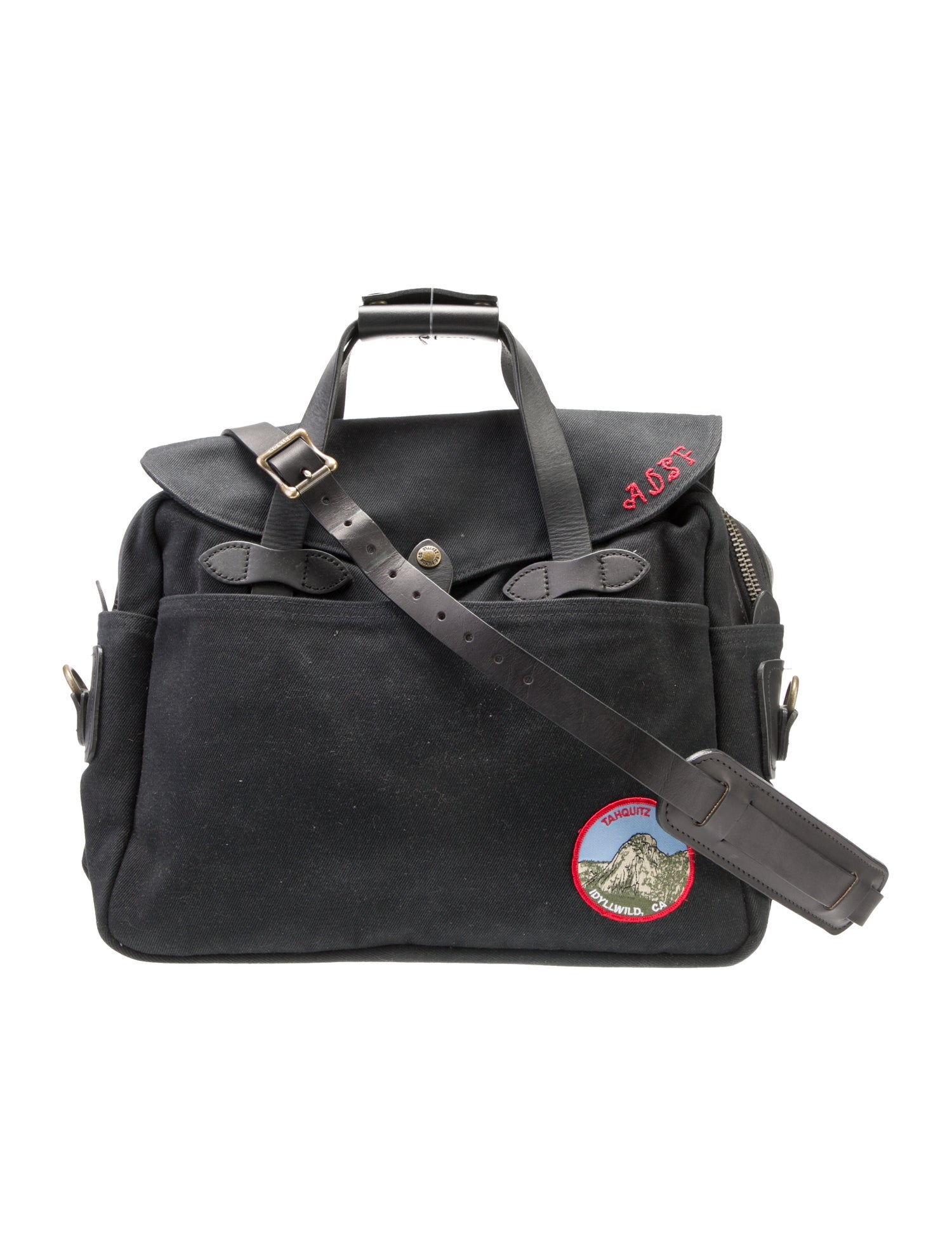 Filson Canvas Shoulder Bag - Black Messenger Bags, Bags - WFLSN24193 ...