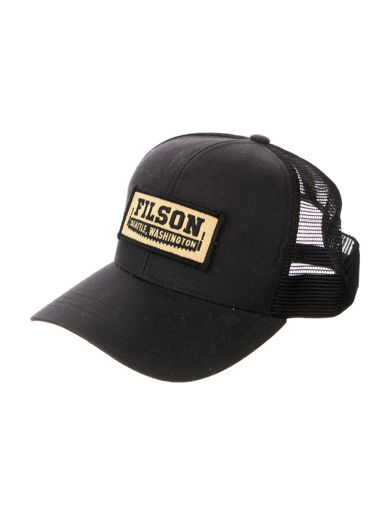Filson ogo embroidered trucker hat - Black Hats, Accessories ...