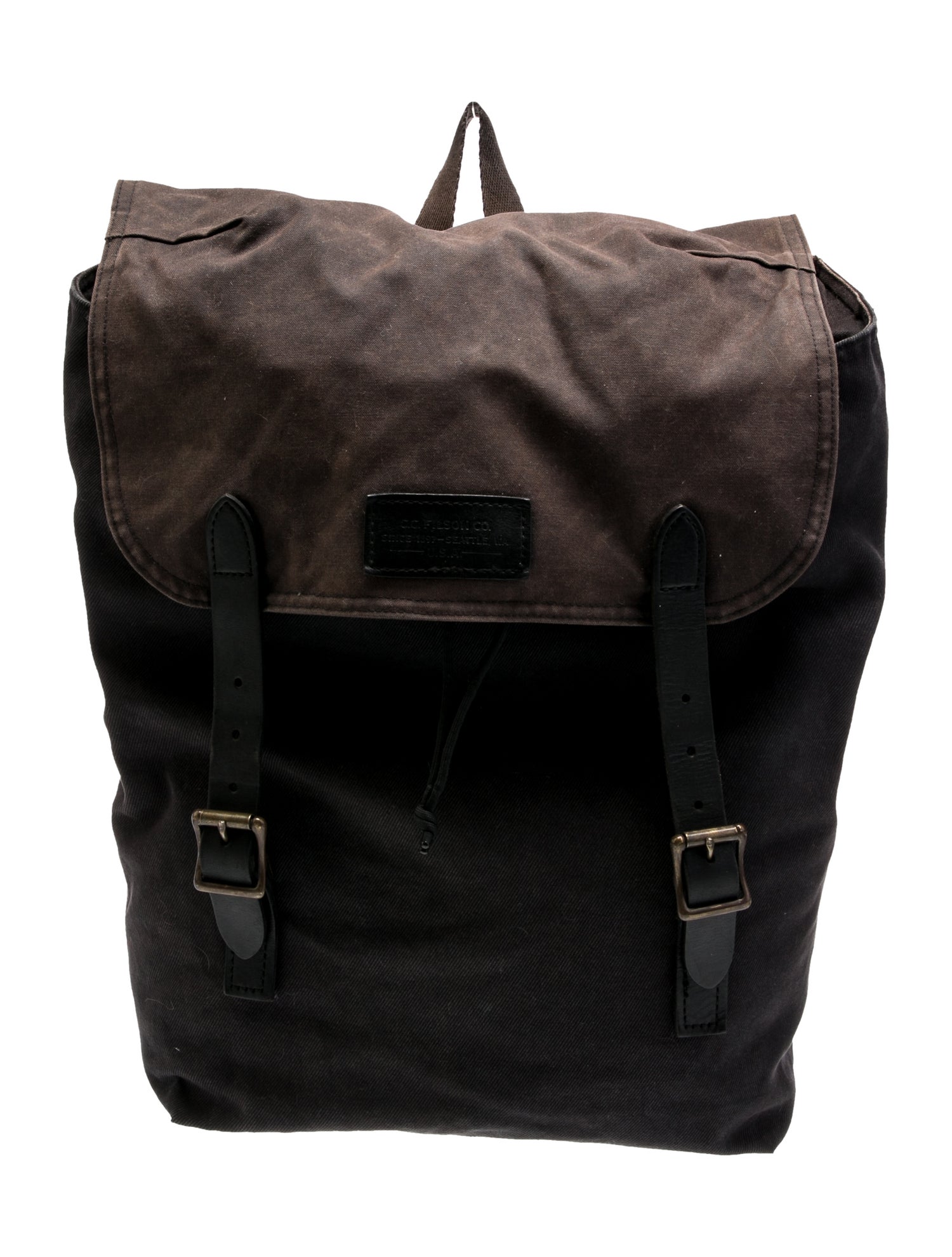 Filson Canvas Backpack - Black Backpacks, Bags - WFLSN24487 | The RealReal