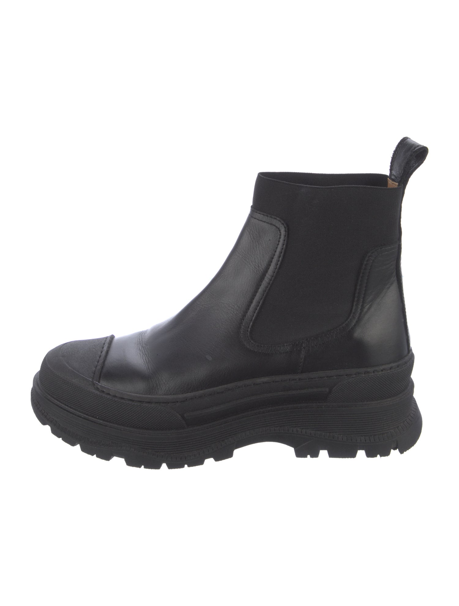 Flattered Leather Chelsea Boots - Black Boots, Shoes - WFLTT20401 | The ...