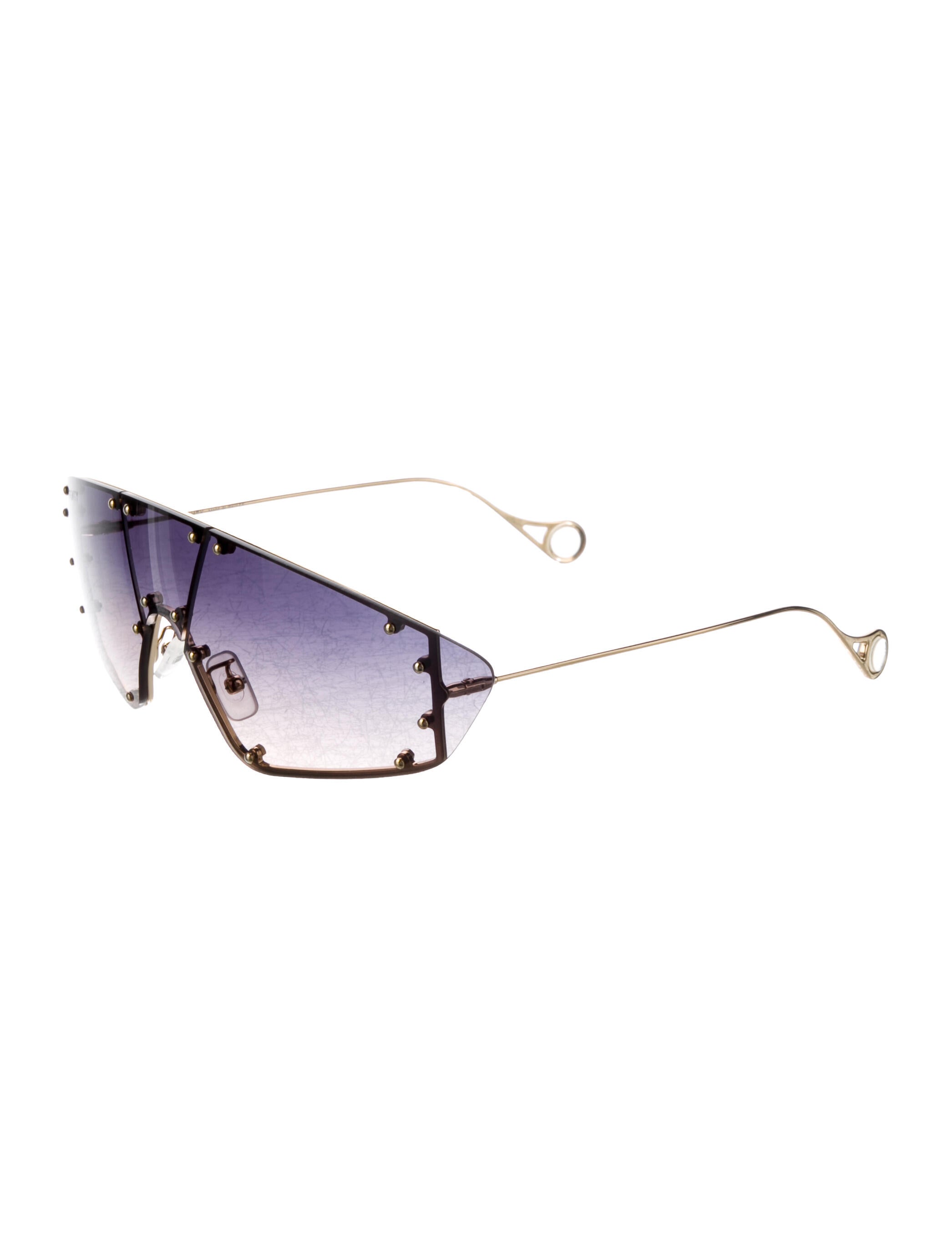Fenty Shield Gradient Sunglasses - Gold Sunglasses, Accessories ...