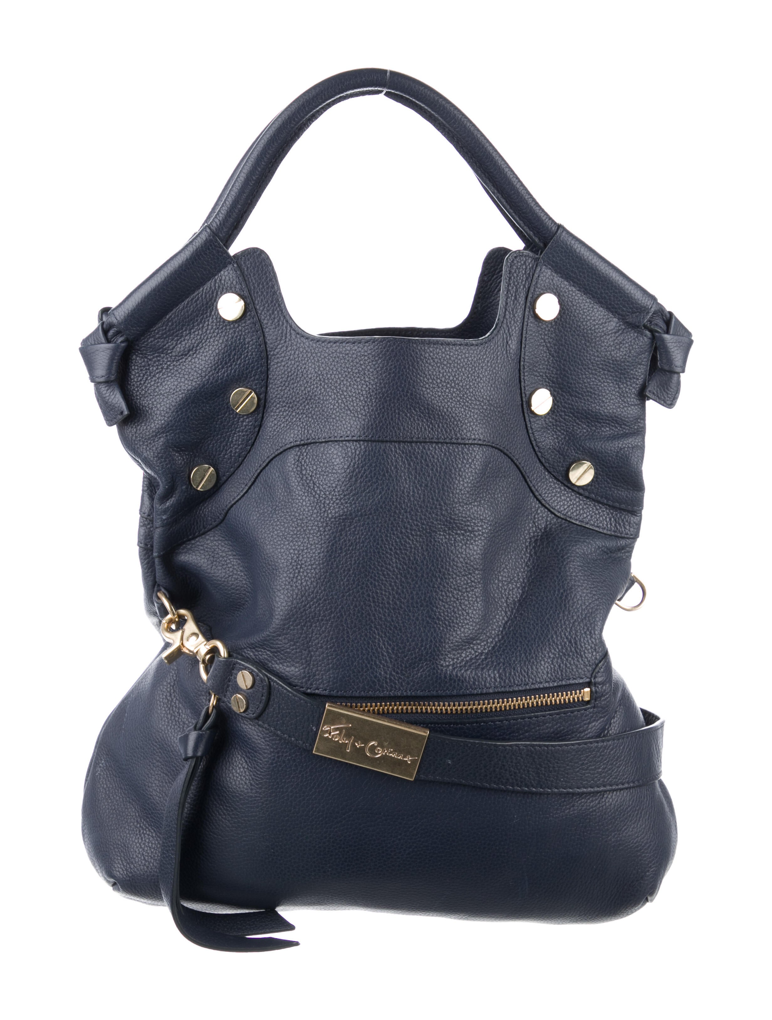 Foley + Corinna Leather Shoulder Bag - Blue Shoulder Bags, Handbags ...