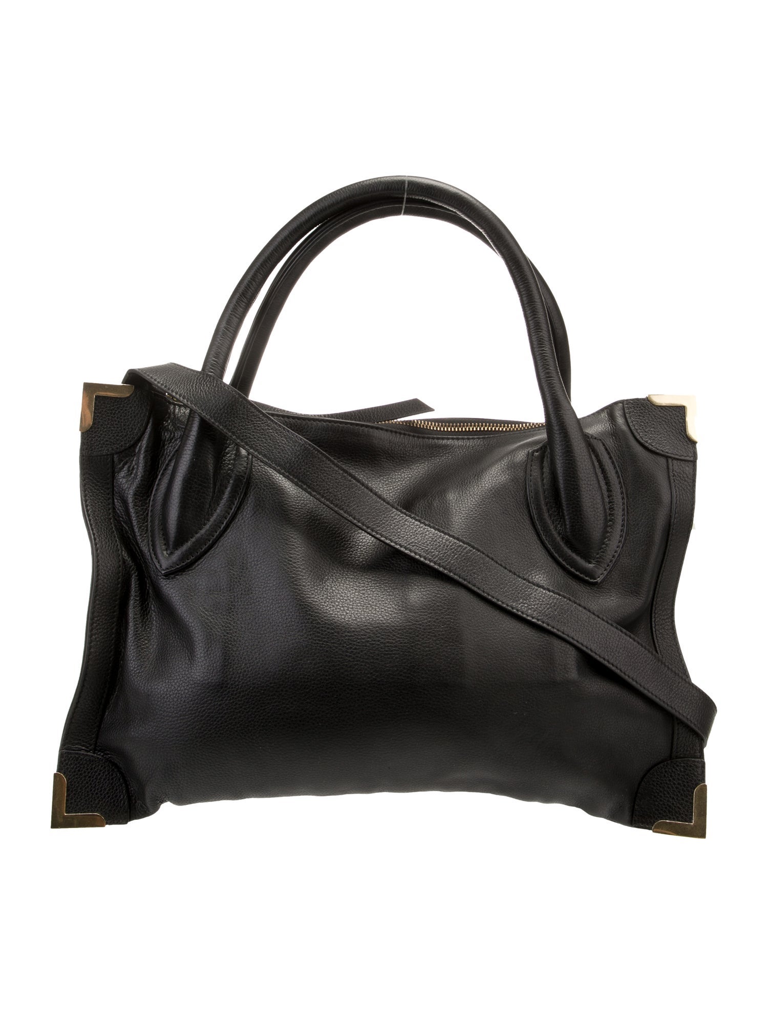 Foley + Corinna Leather Tote Bag - Black Totes, Handbags - WFO21082 ...