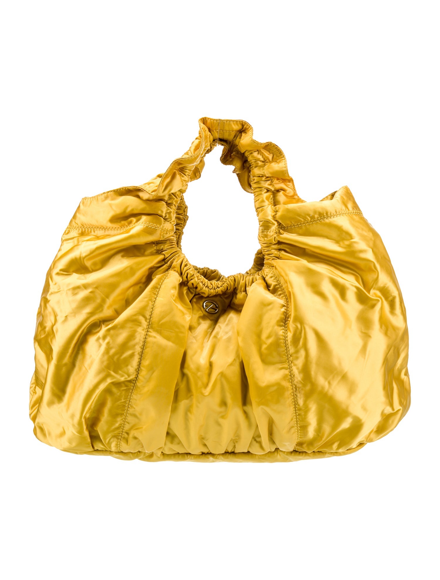 Francesco Biasia Satin Handle Bag - Yellow Handle Bags, Handbags ...