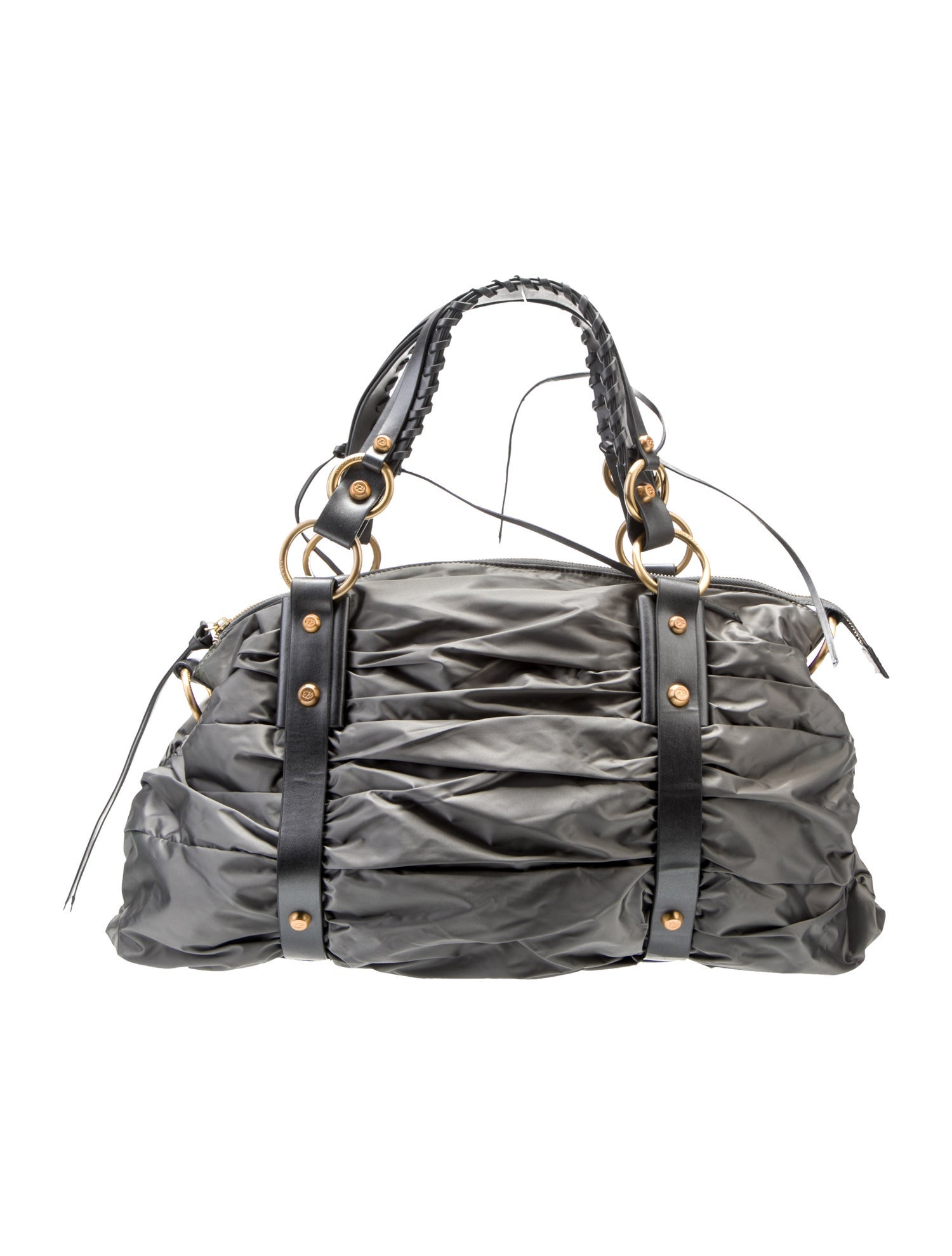 Francesco Biasia Nylon Shoulder Bag - Grey Shoulder Bags, Handbags ...