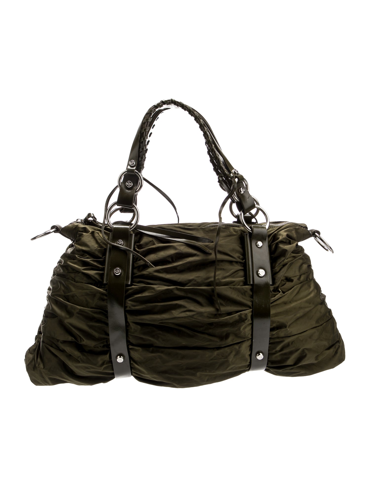 Francesco Biasia Nylon Shoulder Bag - Green Shoulder Bags, Handbags ...