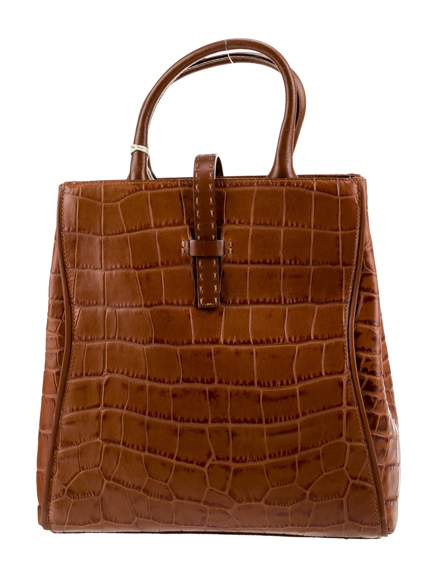 Francesco Biasia Leather Shoulder Bag - Brown Totes, Handbags ...