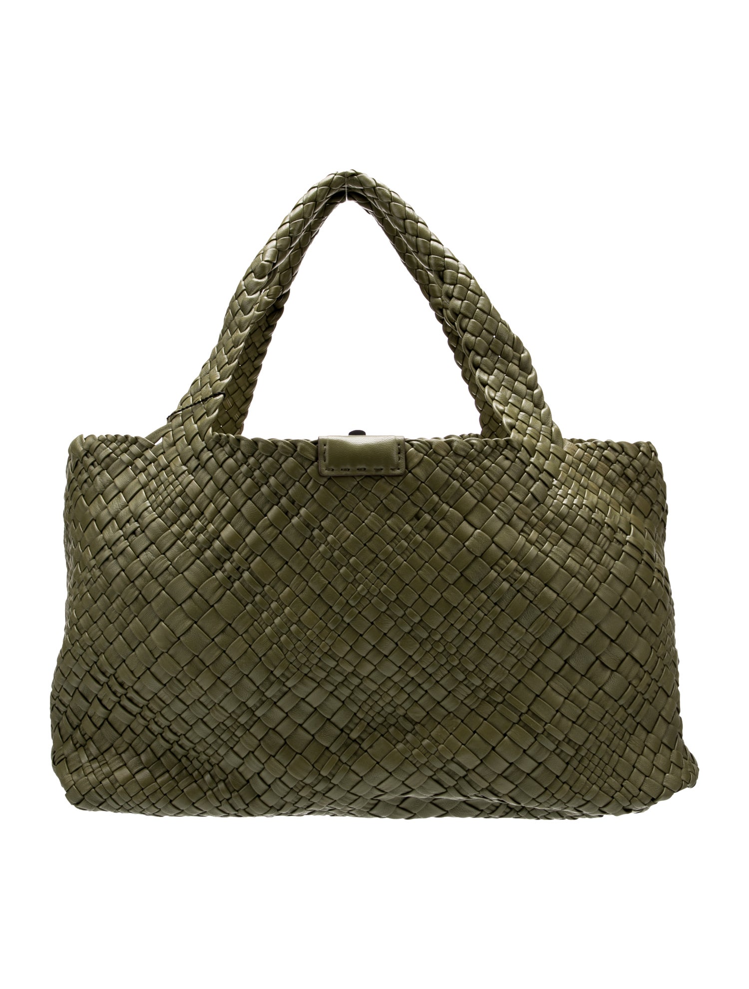 Falor Leather Shoulder Bag - Green Totes, Handbags - WFRAO20242 | The ...
