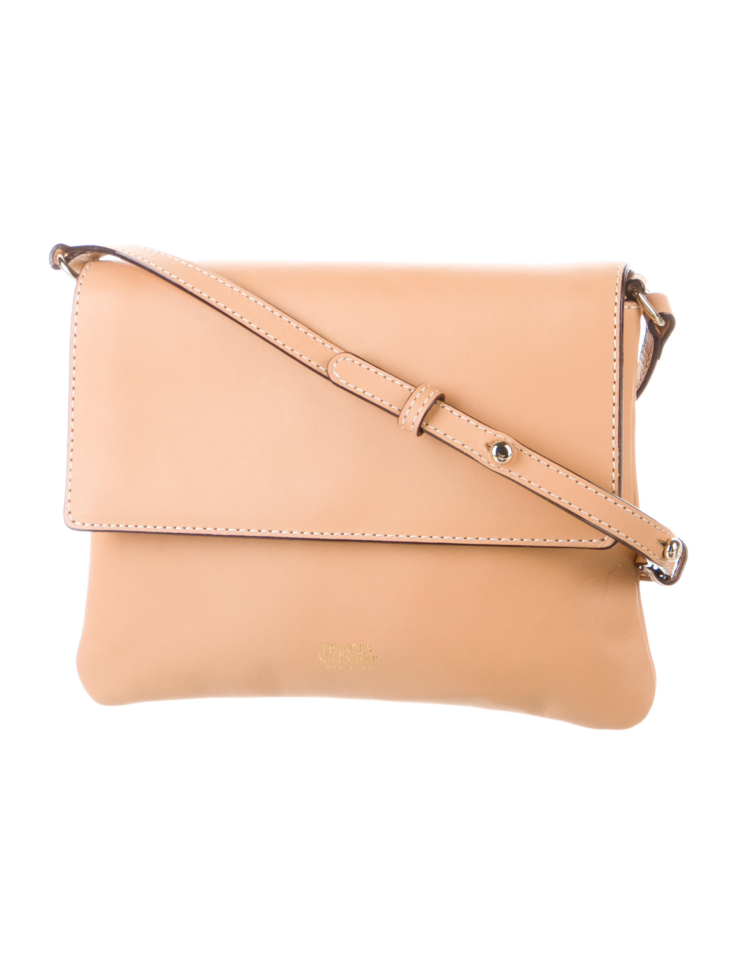 Frances Valentine Leather Shoulder Bag - Neutrals Crossbody Bags ...