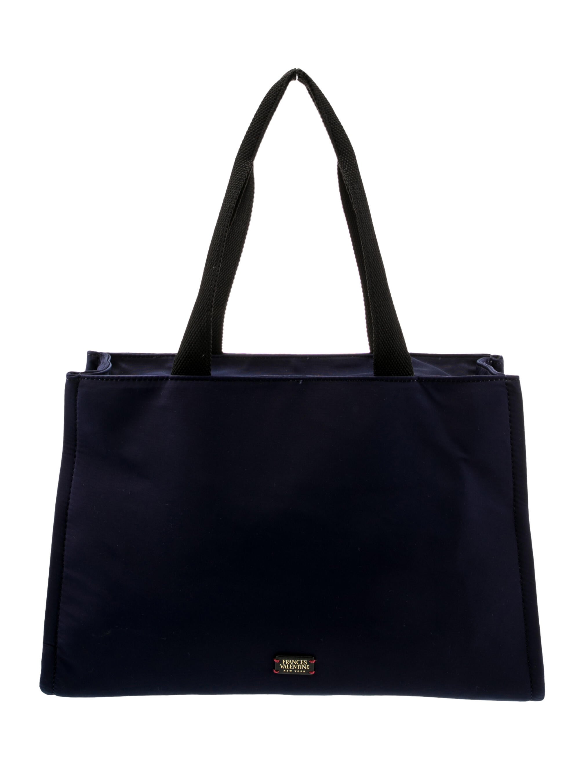 Frances Valentine Satin Tote Bag - Blue Totes, Handbags - WFRAV23769 ...