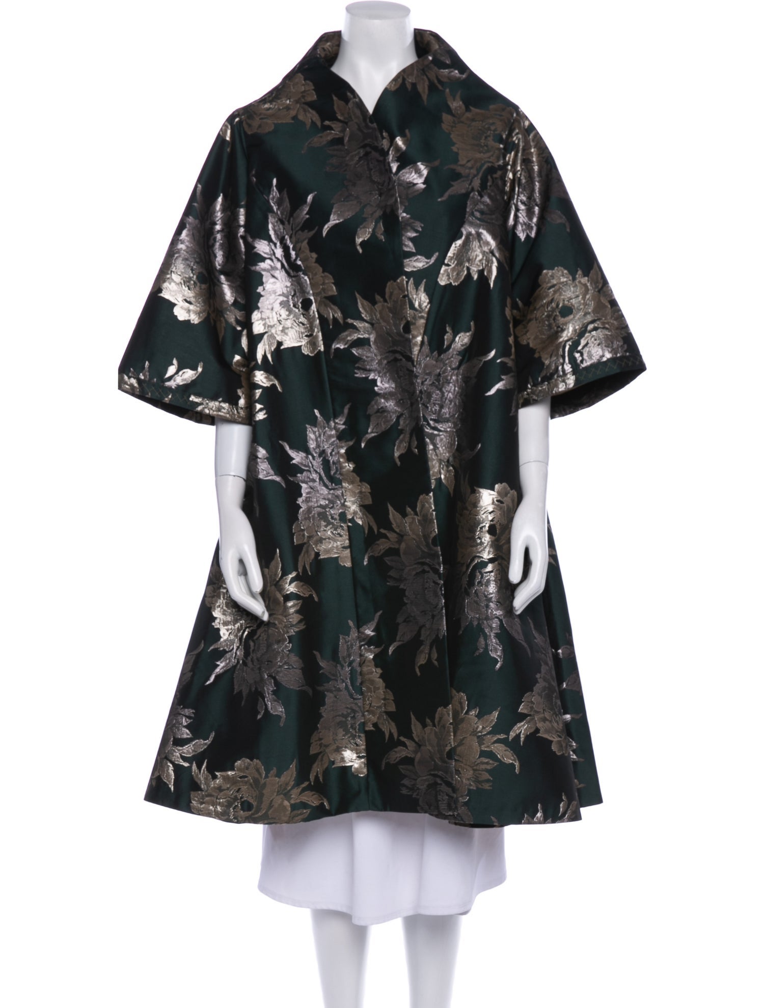 Frances Valentine Floral Print Coat - Green Coats, Clothing ...