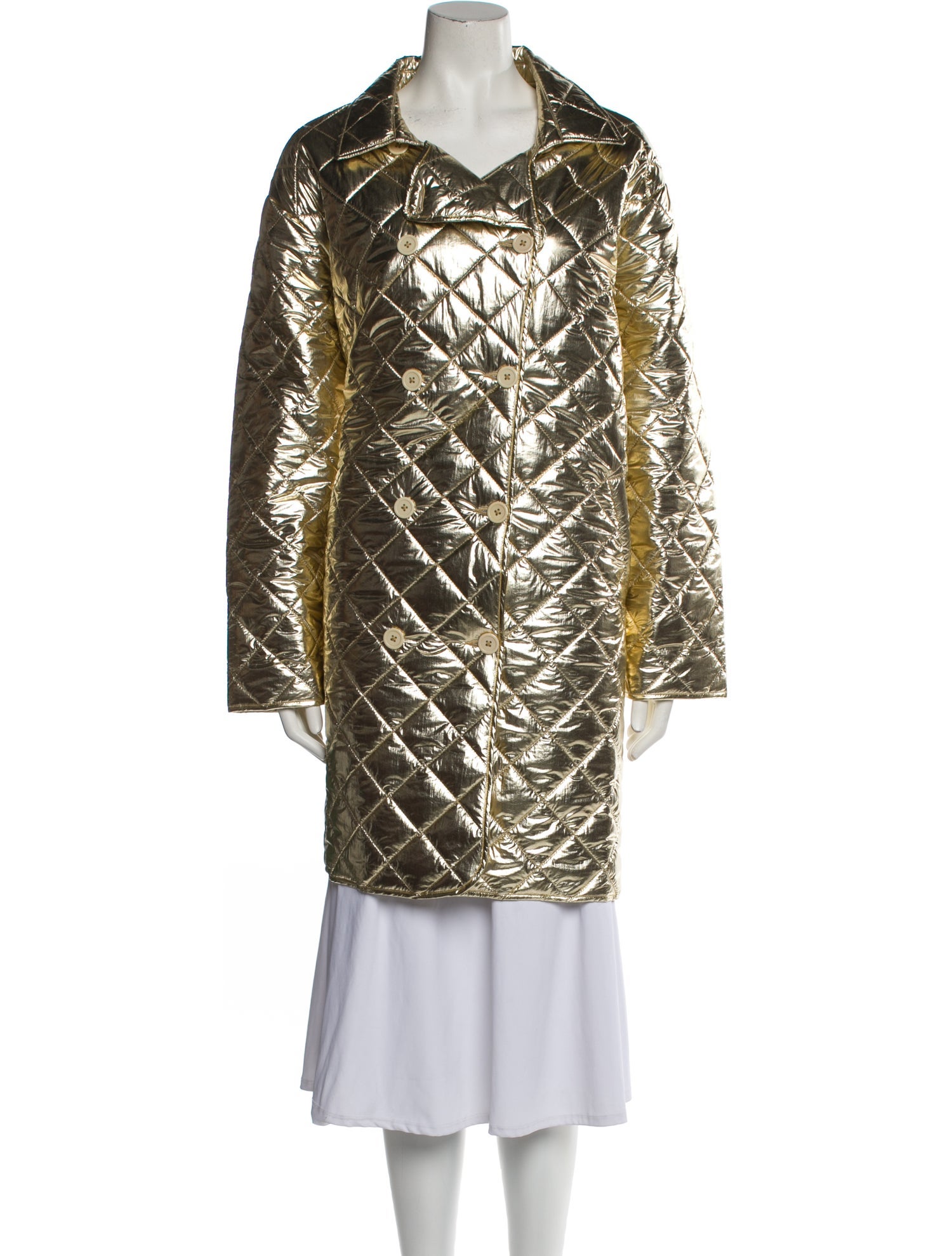 Frances Valentine Nylon Coat - Gold Coats, Clothing - WFRAV27148 | The ...