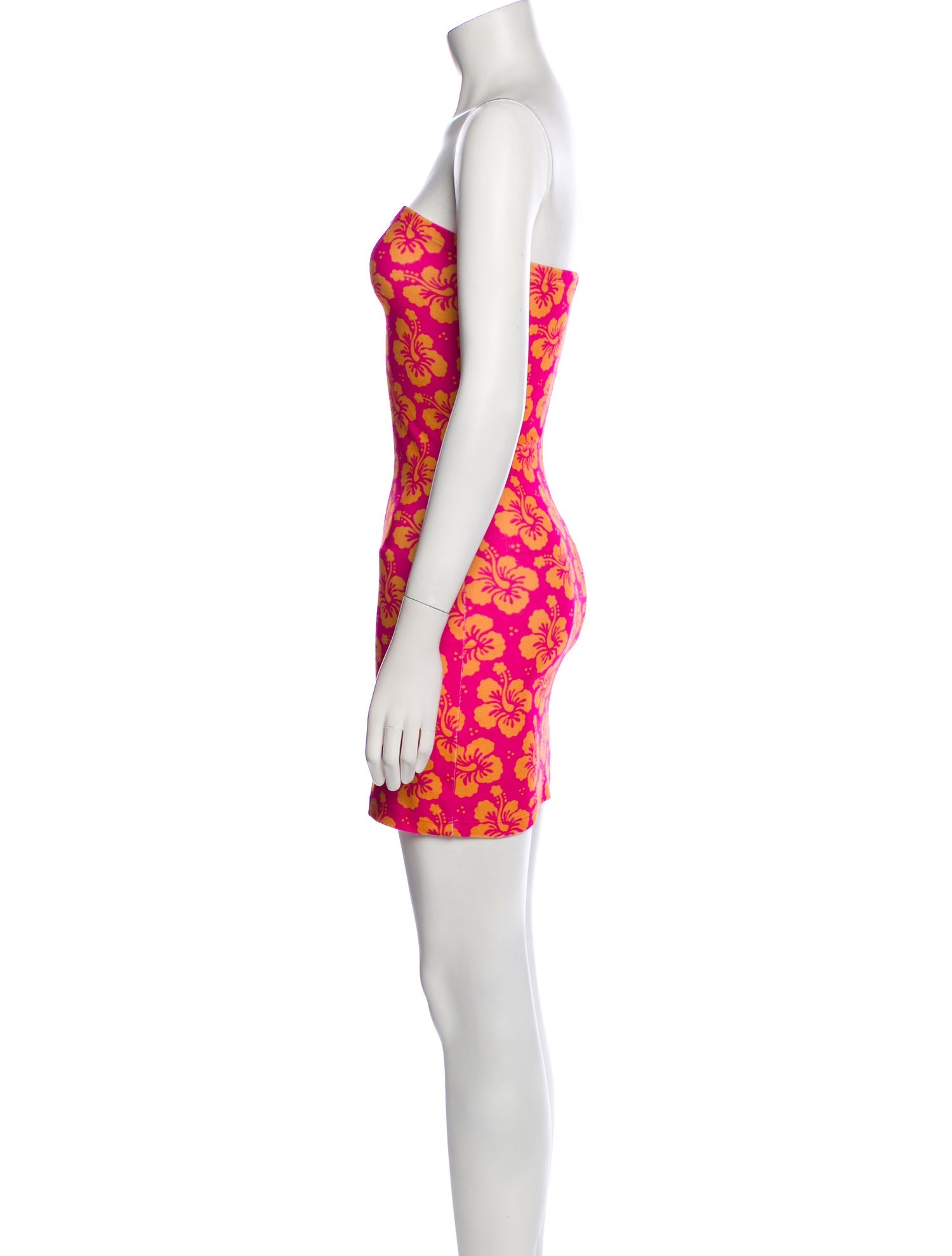 Versace Printed Mini Dress - Blue Dresses, Clothing - VES146558 | The ...