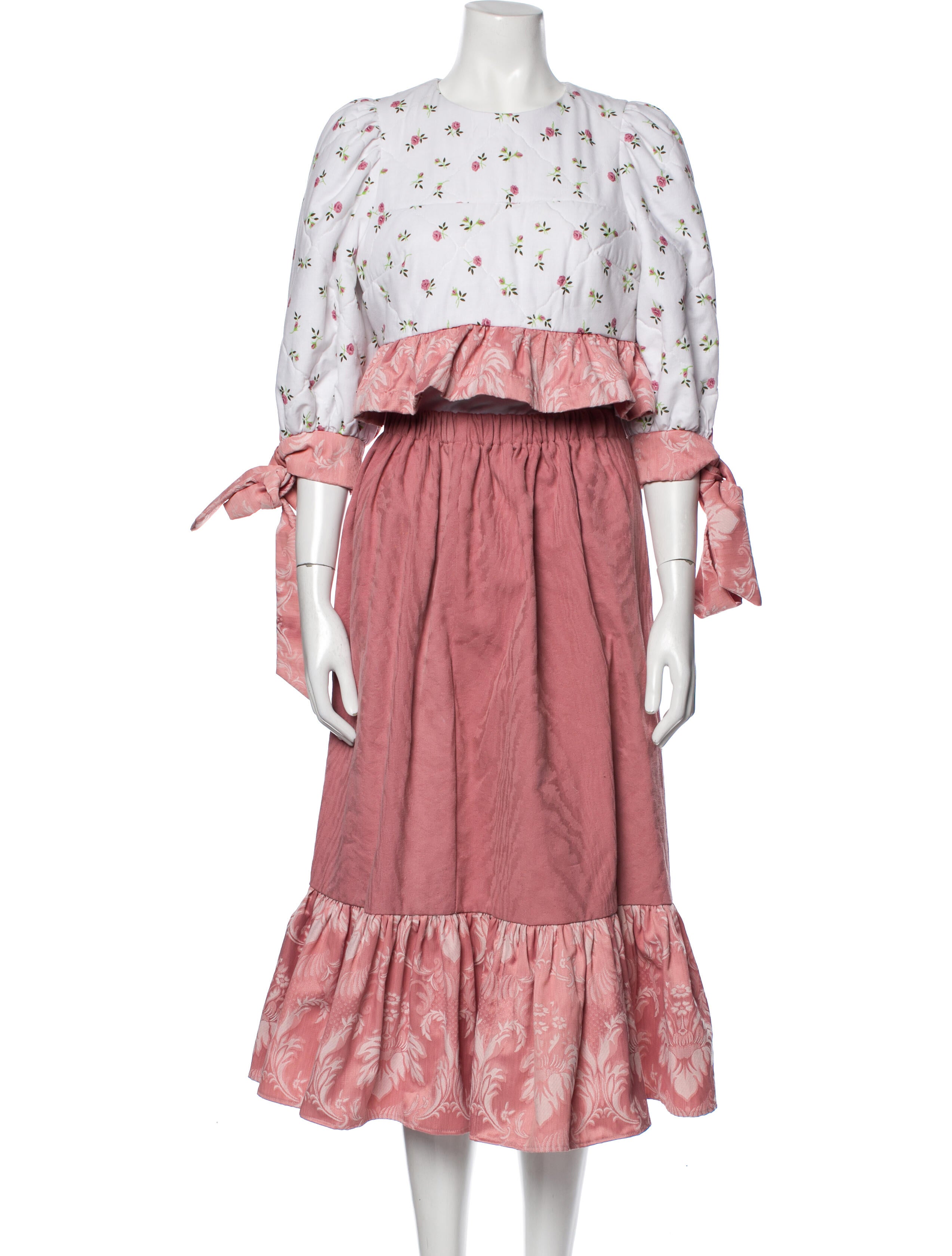 Freya Simonne AURA Floral Print Skirt Set - Pink Suits and Sets ...