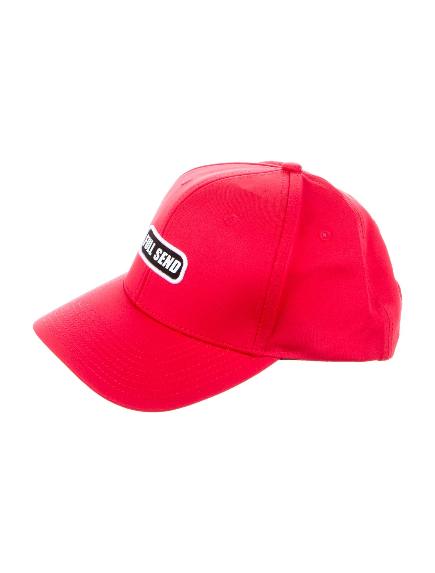 FULL SEND by NELK Embroidered Logo Baseball Hat Red Hats Accessories WFSBN20199 The RealReal