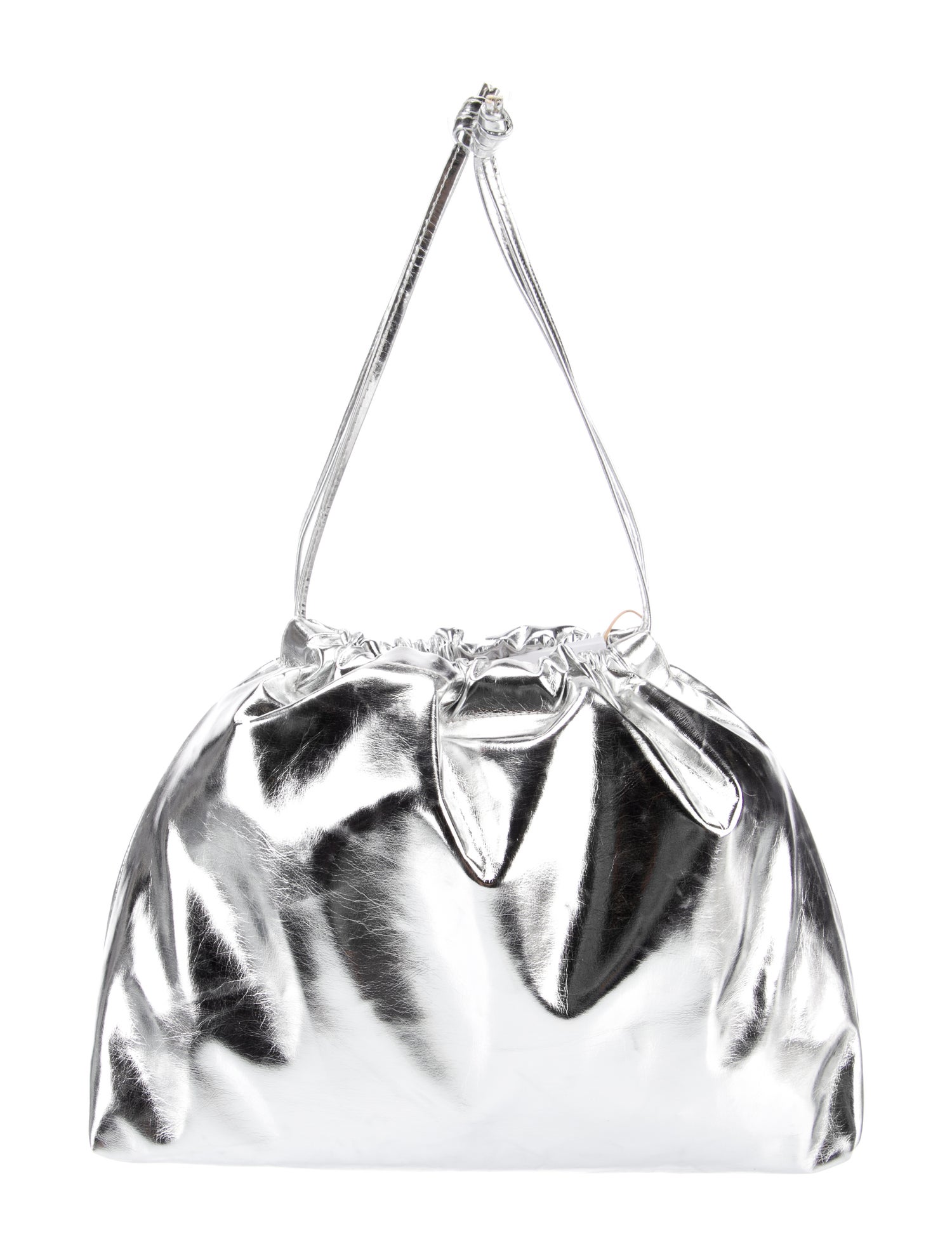 The Frankie Shop Morgan Small Pouch - Silver Clutches, Handbags ...