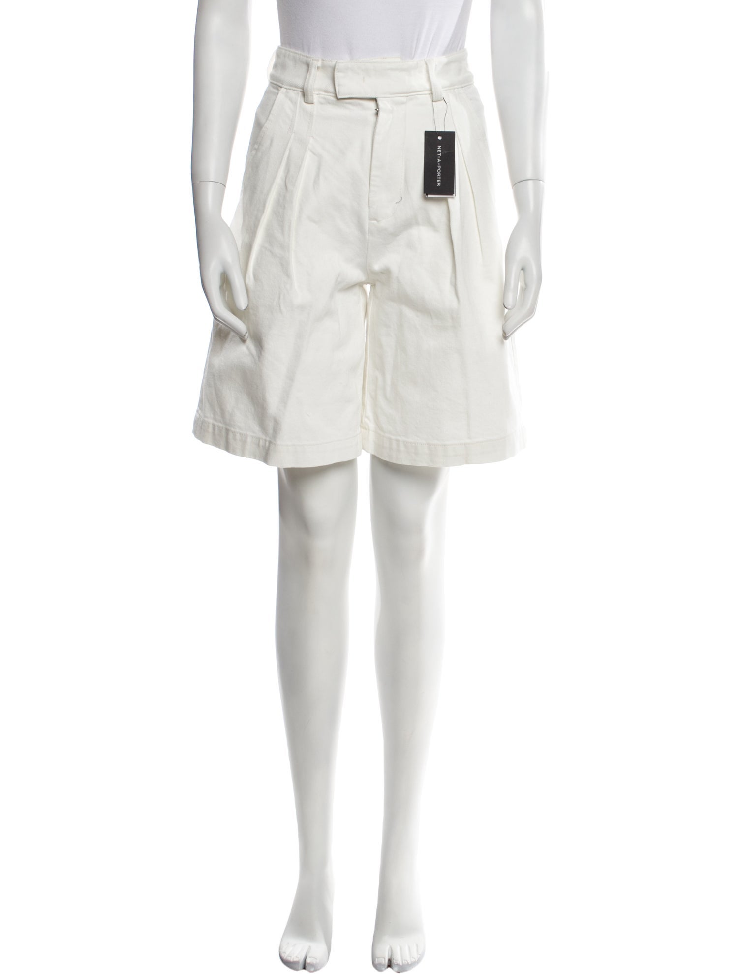 The Frankie Shop Knee-Length Shorts w/ Tags - Neutrals, 12.25" Rise ...