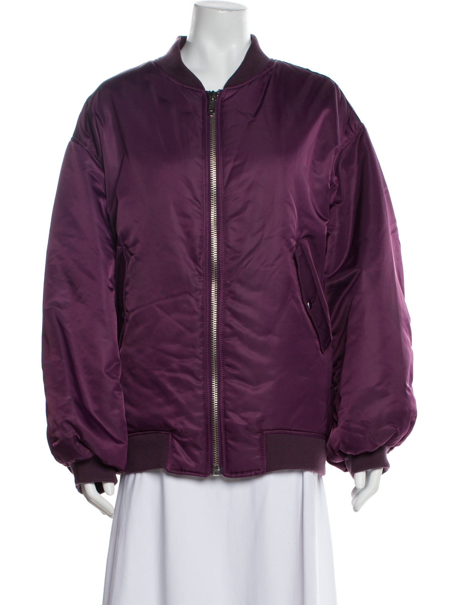 The Frankie Shop Bomber Jacket - Purple Jackets, Clothing - WFSOP38564 ...
