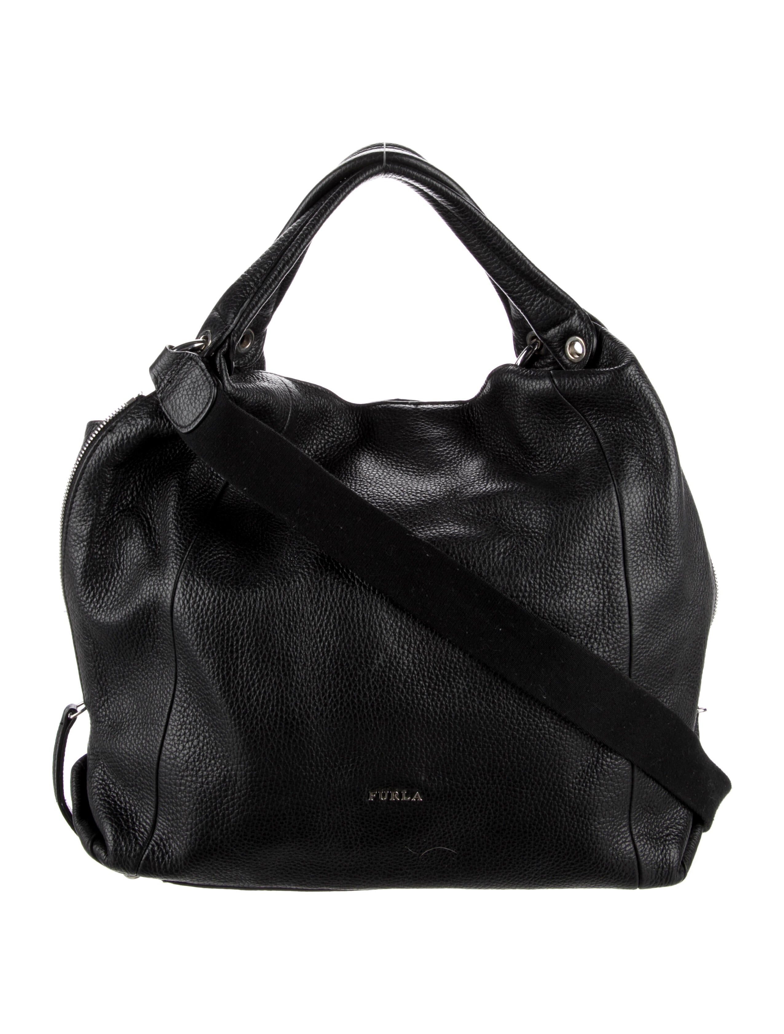 Furla Leather Hobo Bag - Black Hobos, Handbags - WFU29550 | The RealReal